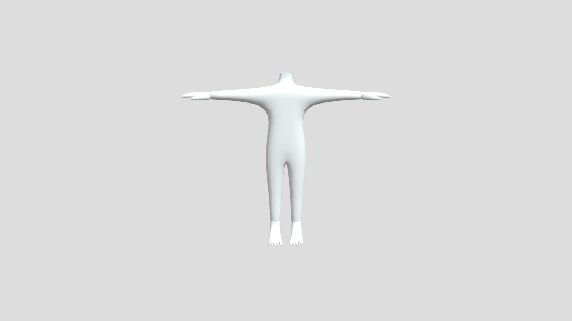 Basic Headless Body (Rigged) - Download Free 3D model by kylestrasbourg ...