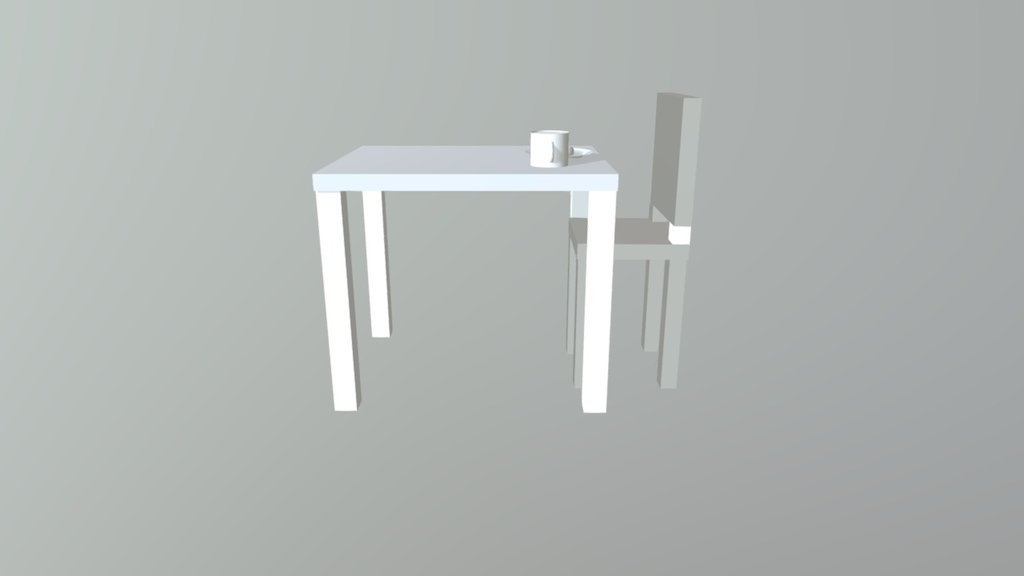 Breakfast Table 3D Study - 3D model by SSMible [abe59e6] - Sketchfab