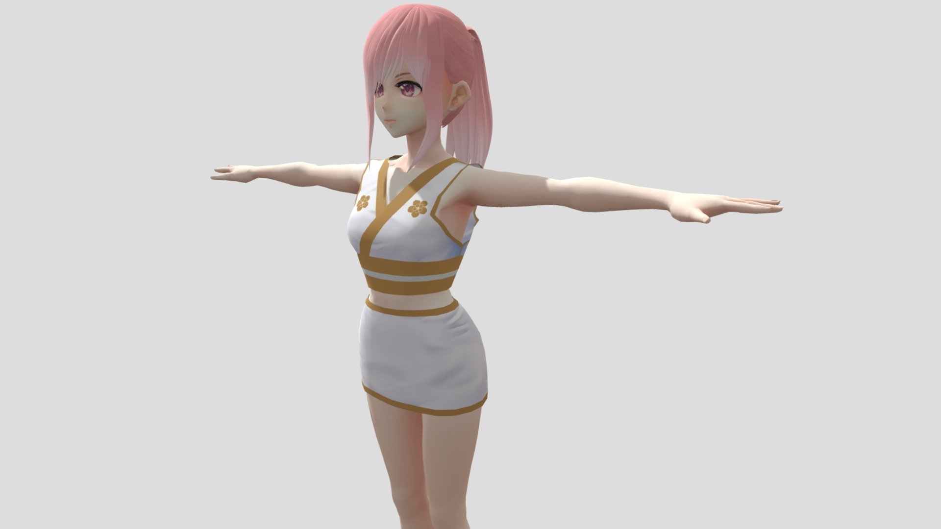 【Anime Character / alex94i60】Chiya (Ninja V3) - Buy Royalty Free 3D ...