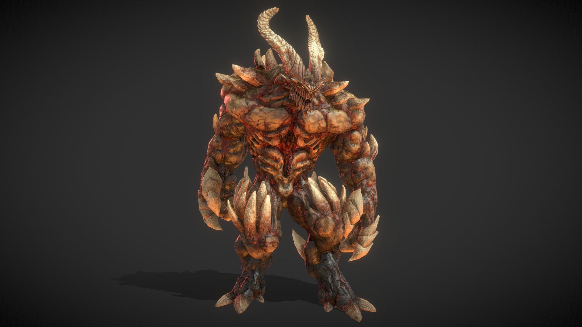 Mobs! Hell Boss - 3D model by Mohammad Hamza Assets ...