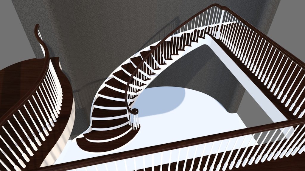Elliptical stair example by United Rockland - 3D model by 3D Software ...
