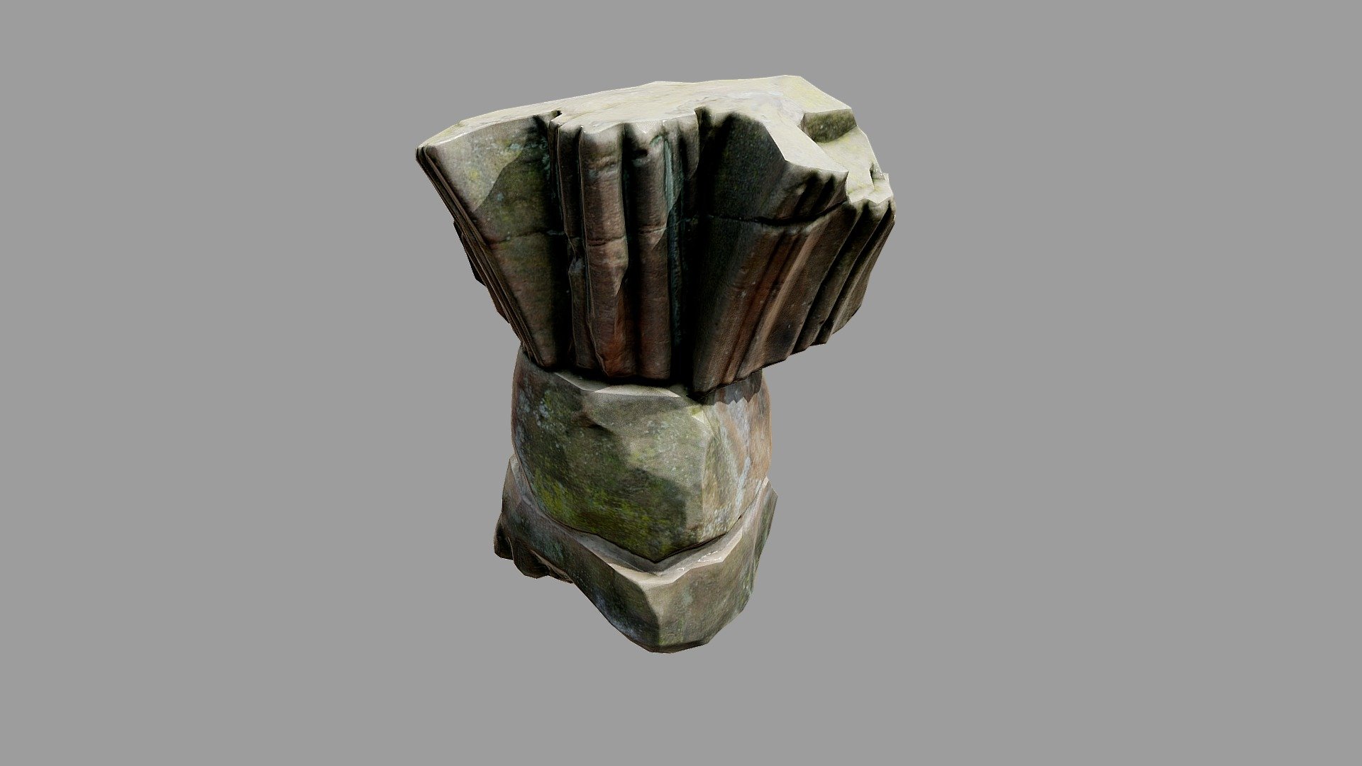 Sculpted rock/stone shape three - 3k tris - 3D model by JiJi [abec894 ...