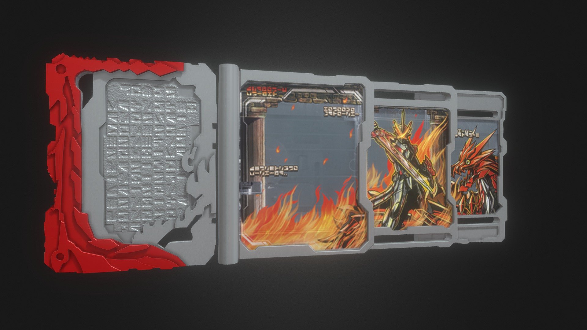 Kamen Rider Saber Dragonic Wonder Rider Book - 3D model by vuikian2001 ...