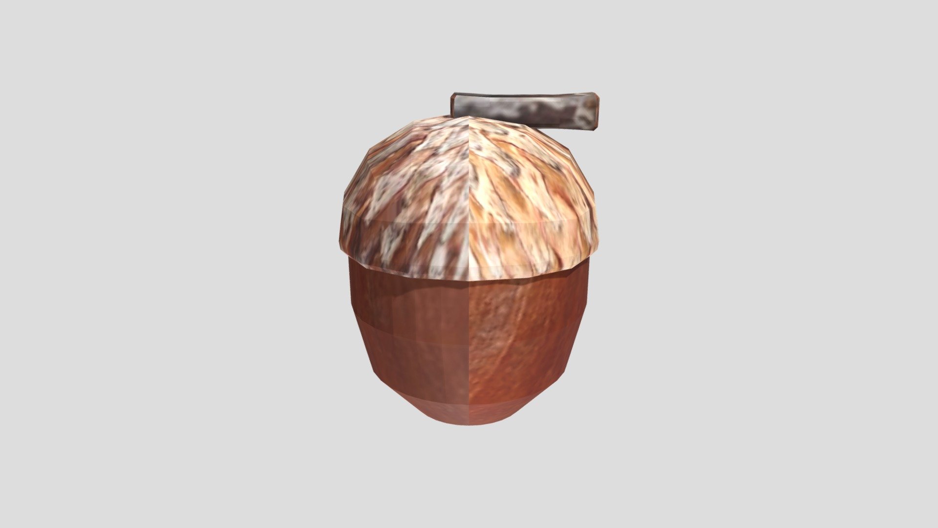Low-Poly Acorn - Download Free 3D model by Ovenproofmeteor [abf3290 ...