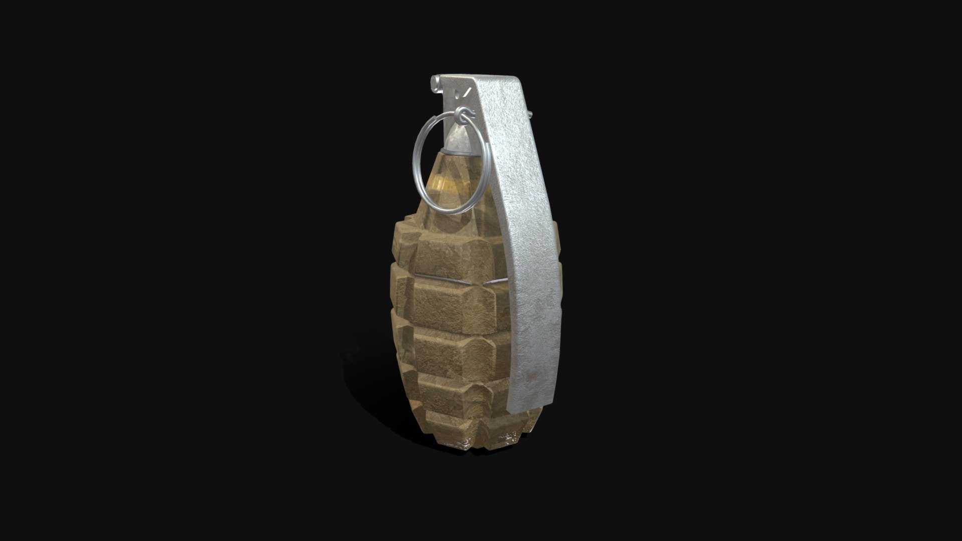 Grenade - 3D model by firmasyahh [abf3aa4] - Sketchfab