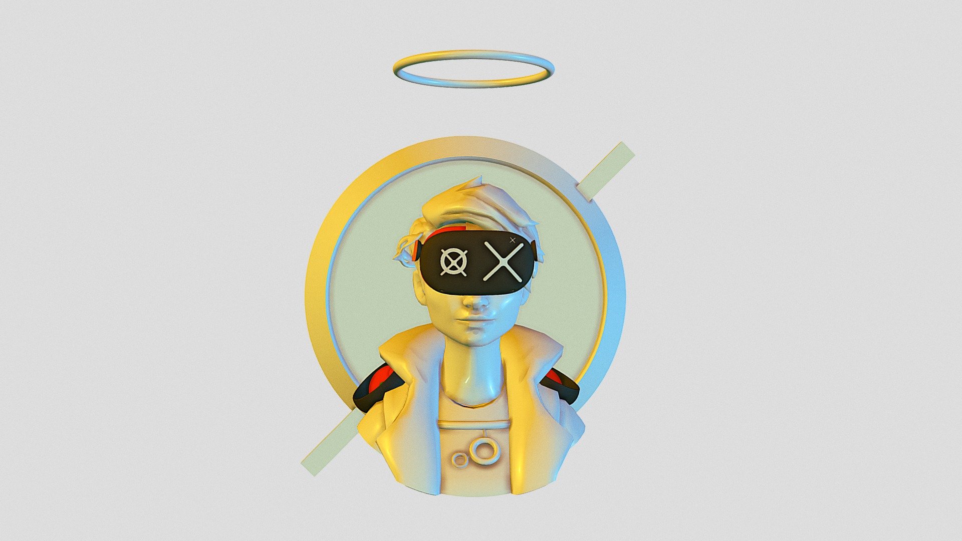 Realities to come - Digital Bust Sculpture - Download Free 3D model by ...