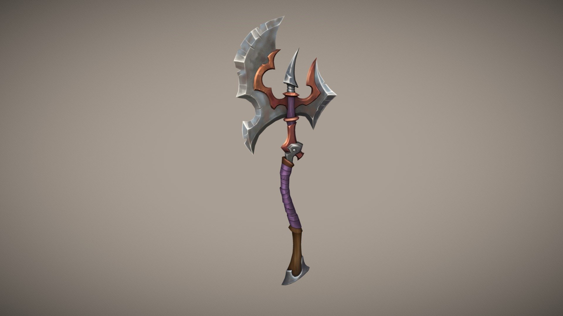 Hand-painted Axe - 3D model by oriammo1994 [abf7ddf] - Sketchfab