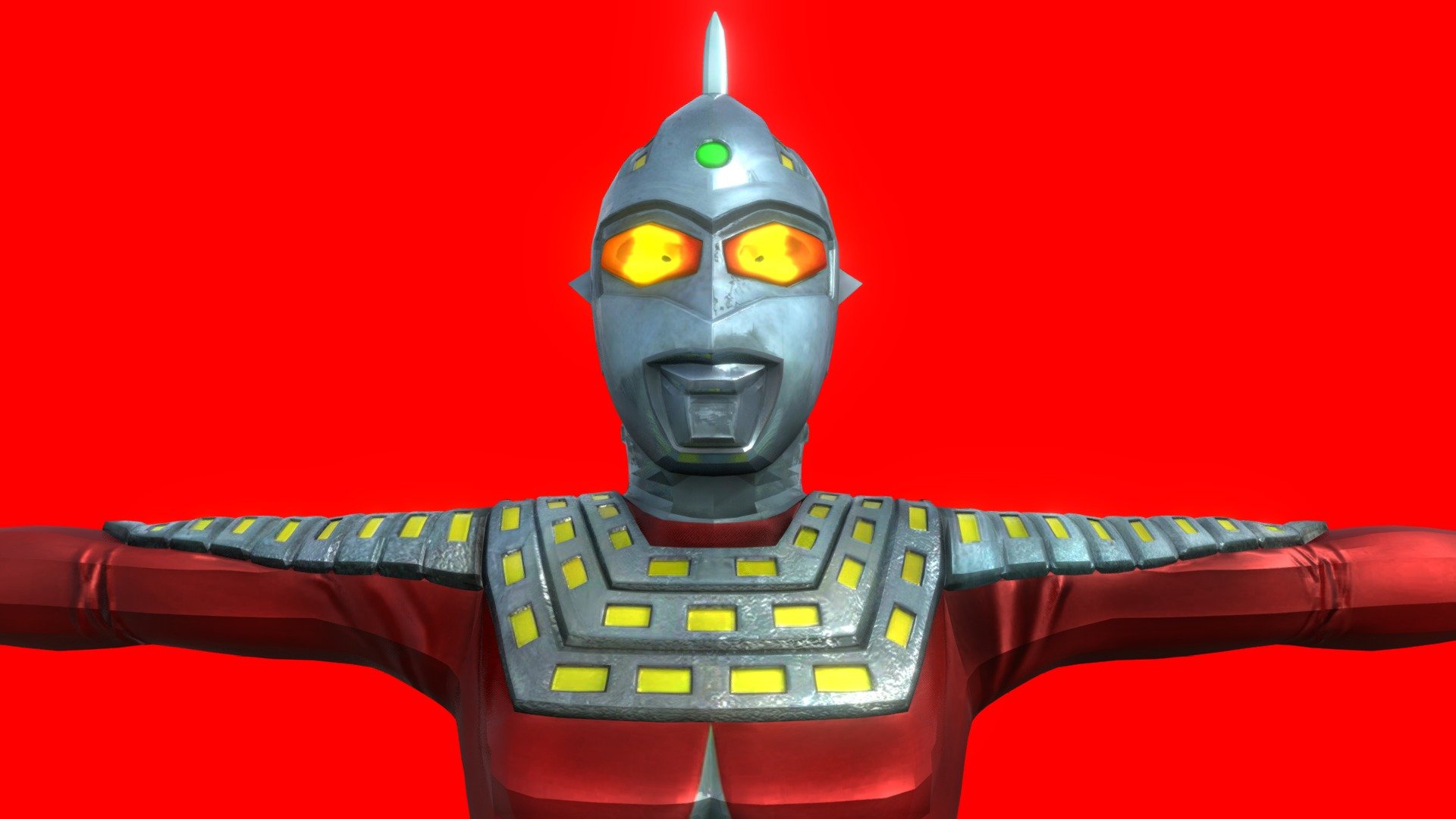 ULTRASEVEN (RIGGED) - Download Free 3D model by RED COMET 0079 ...