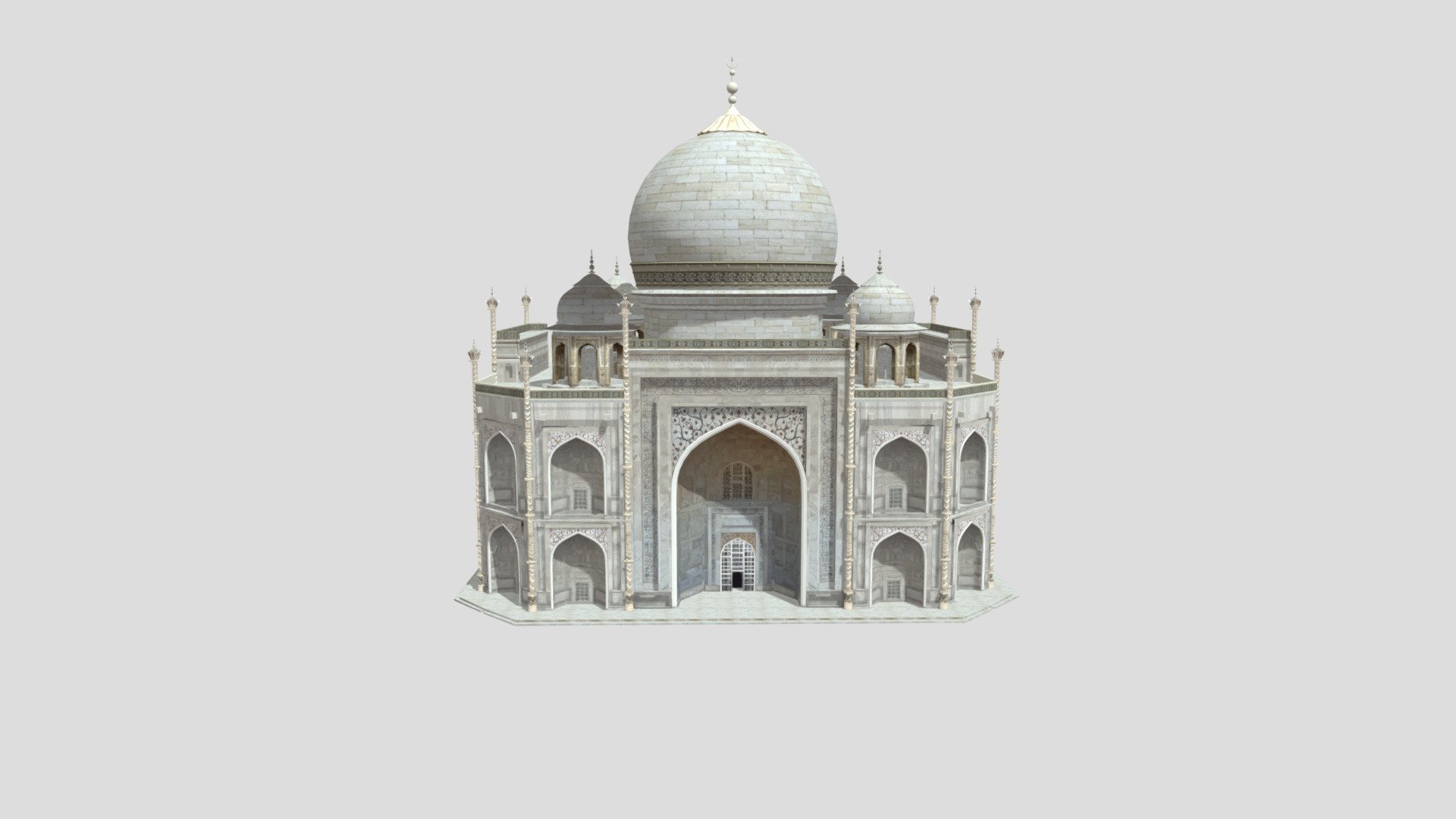 Taj_03 - 3D model by avataar.me [abfc132] - Sketchfab
