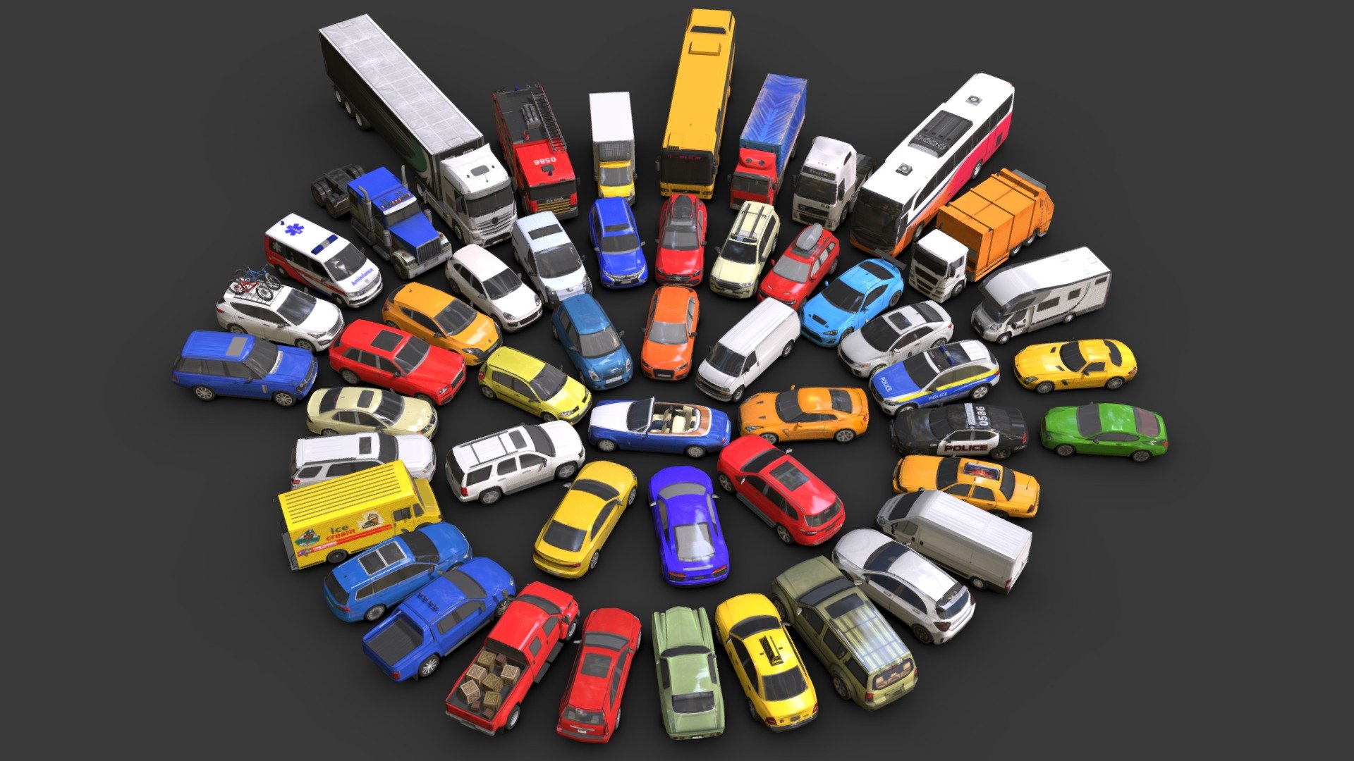 Vehicle Pack 2 - 3D model by Sidra (@Sidramax) [abfd6b6] - Sketchfab