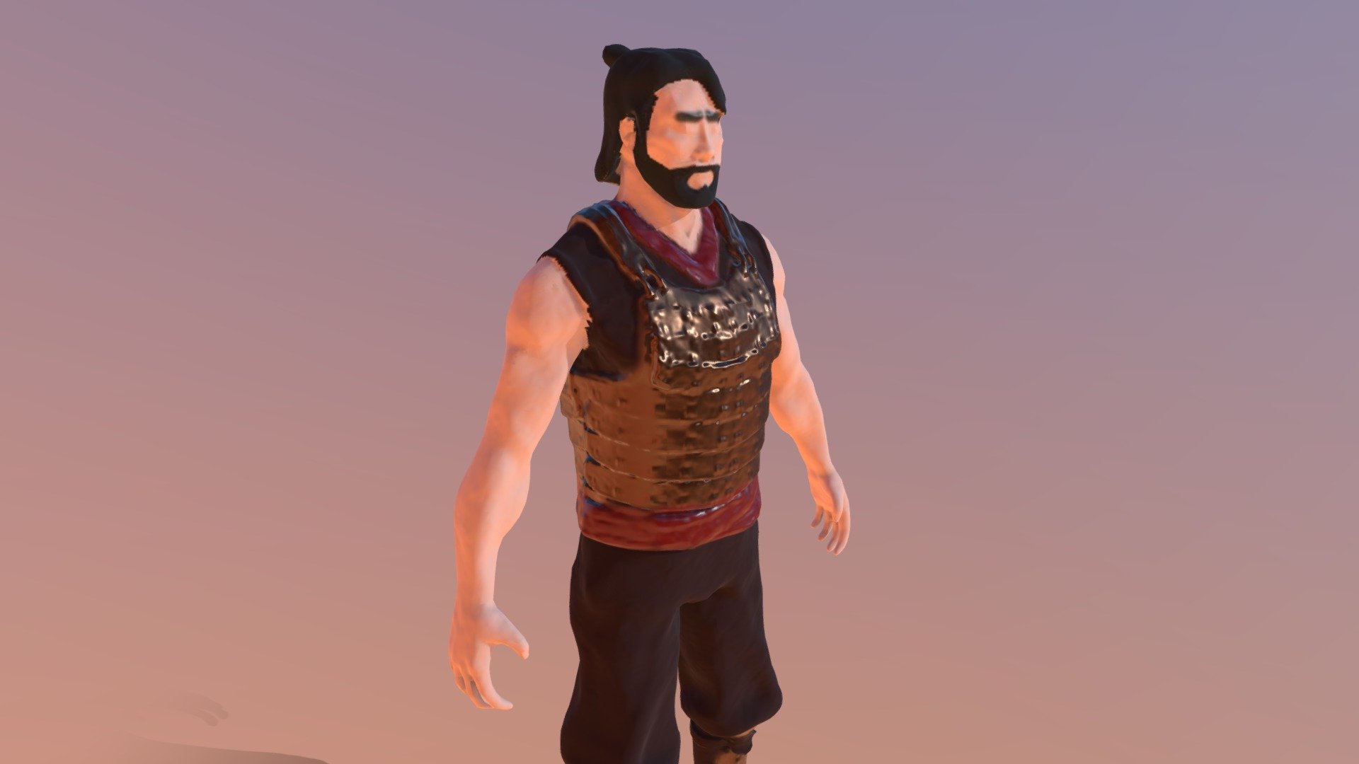 Ronin ADSM Low Poly w/ Baked Normals - Download Free 3D model by Sophie ...
