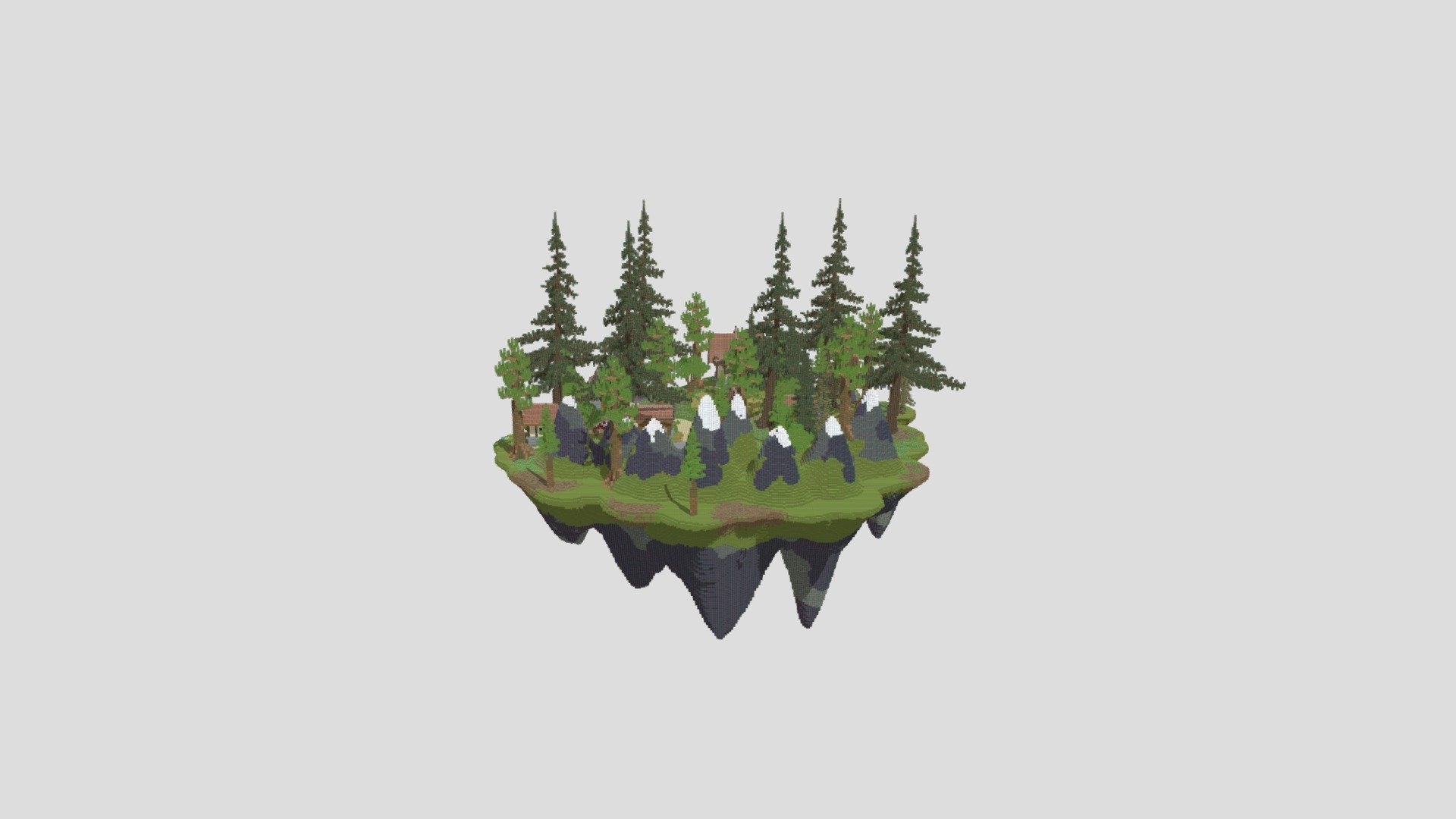 Minecraft SkyBlock Maps 110x110 - 3D model by Katsuee [ac001b2] - Sketchfab