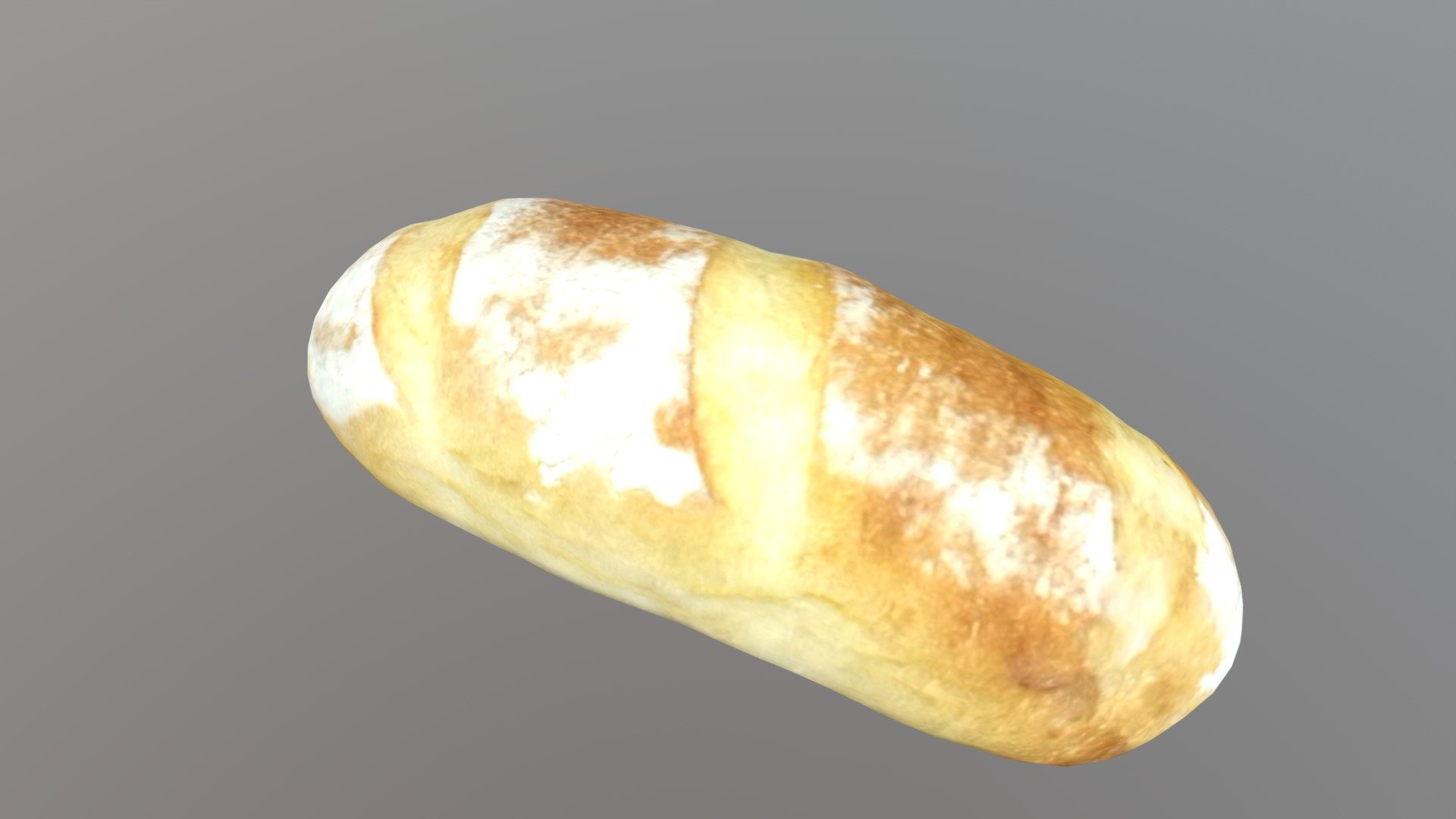 baguette(Low Poly) ver.2 - Download Free 3D model by okajima [ac00dd4 ...