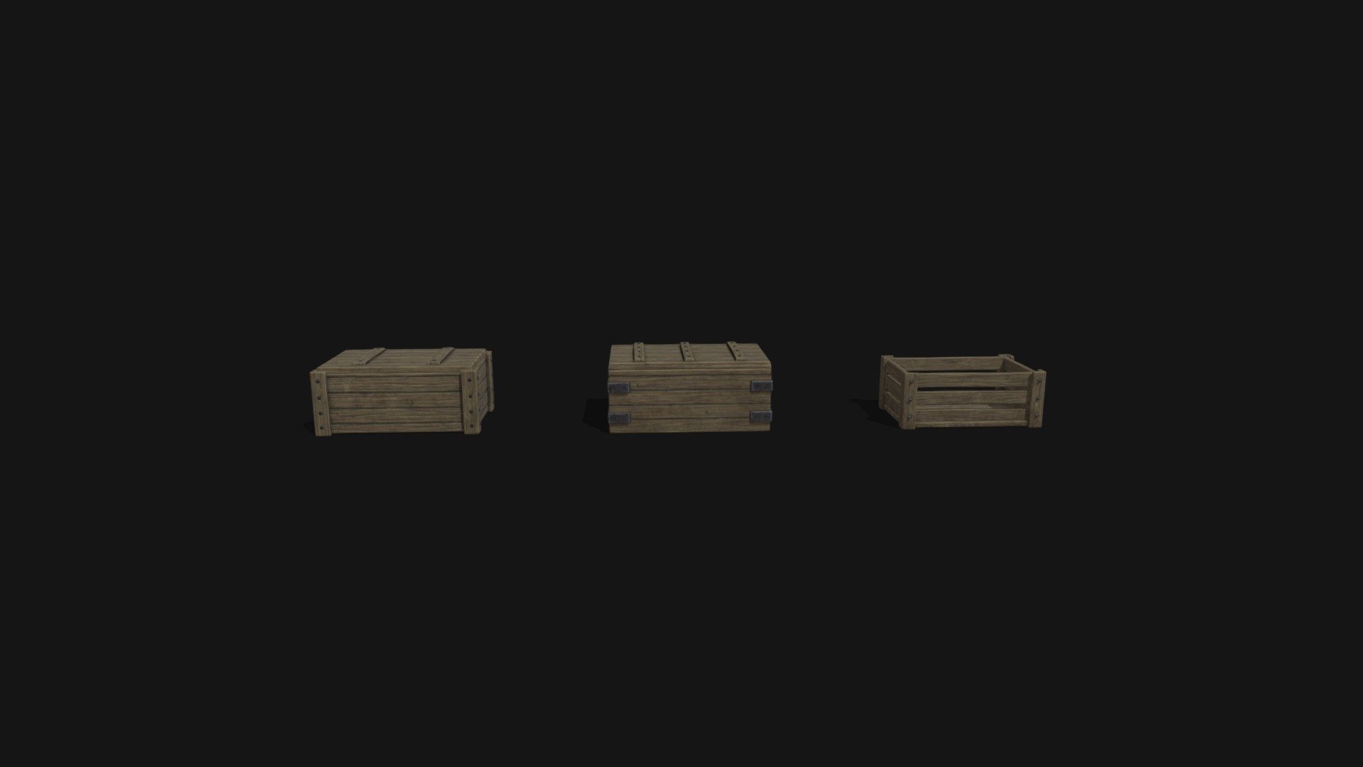 Medieval Series: Boxes 01 - 3D model by Keada [ac02d7a] - Sketchfab