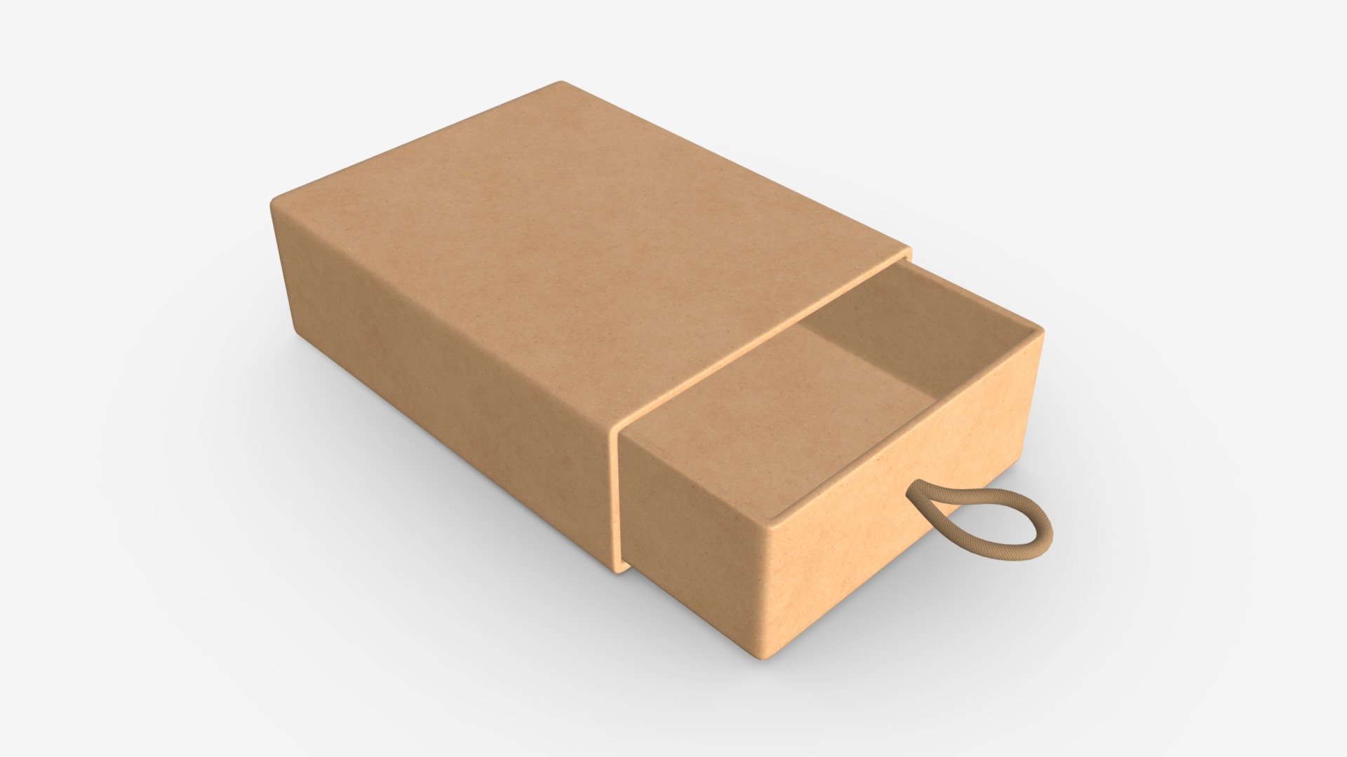 Drawer paper gift box 02 - Buy Royalty Free 3D model by HQ3DMOD ...