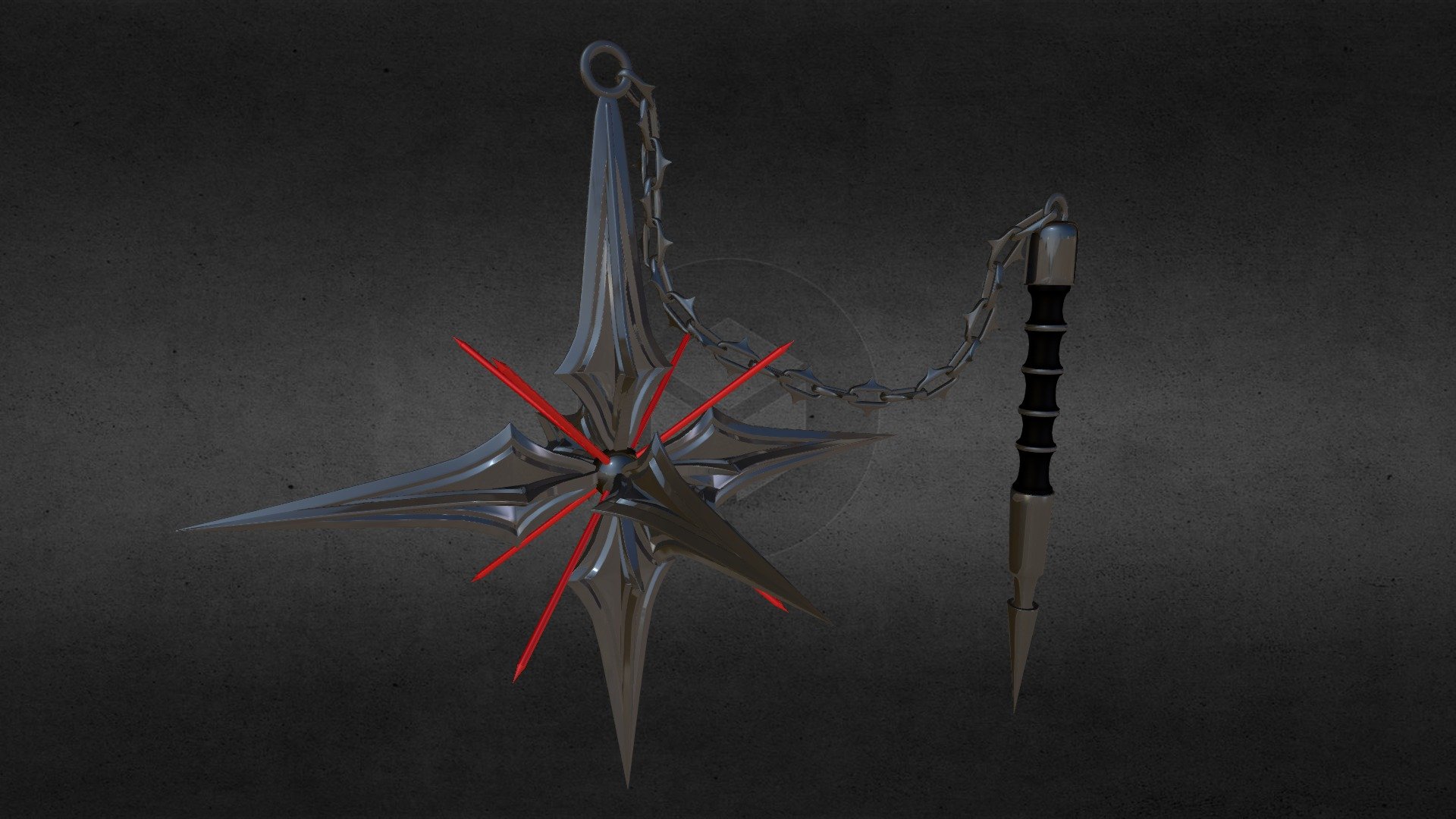 Flail - 3D model by stevenjg100 [ac04051] - Sketchfab