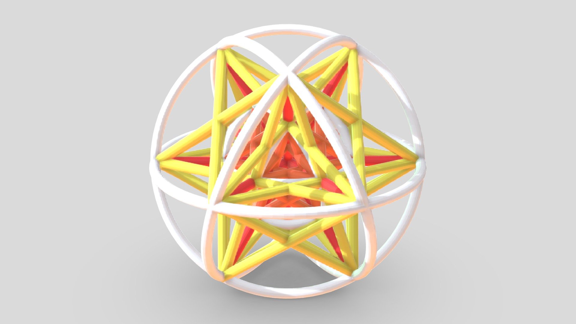 connected sphere - 3D model by sacredgeometryweb [ac052f8] - Sketchfab
