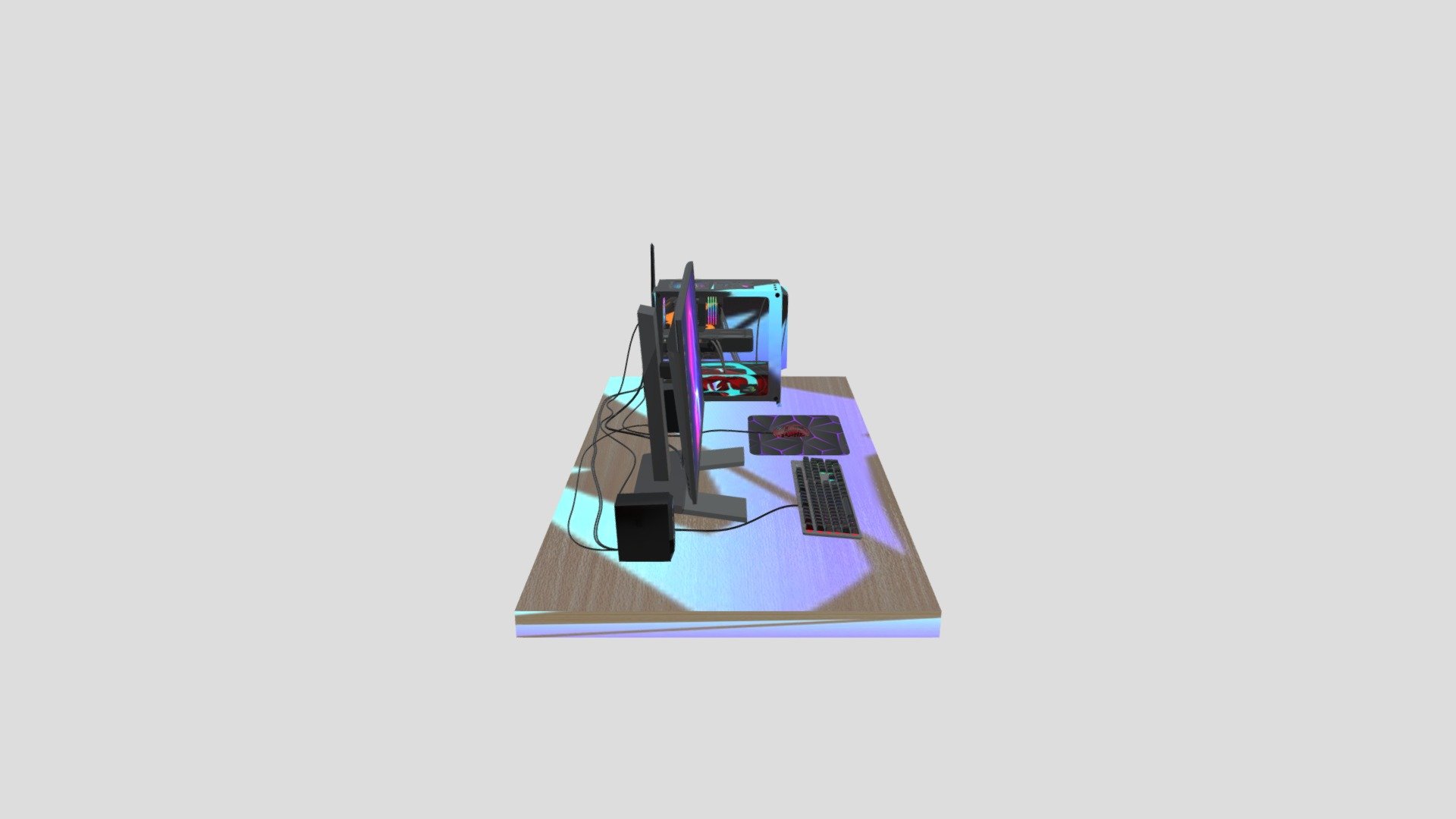 Gaming Desktop Pc - Download Free 3D model by rich.kid.daron (@daron ...