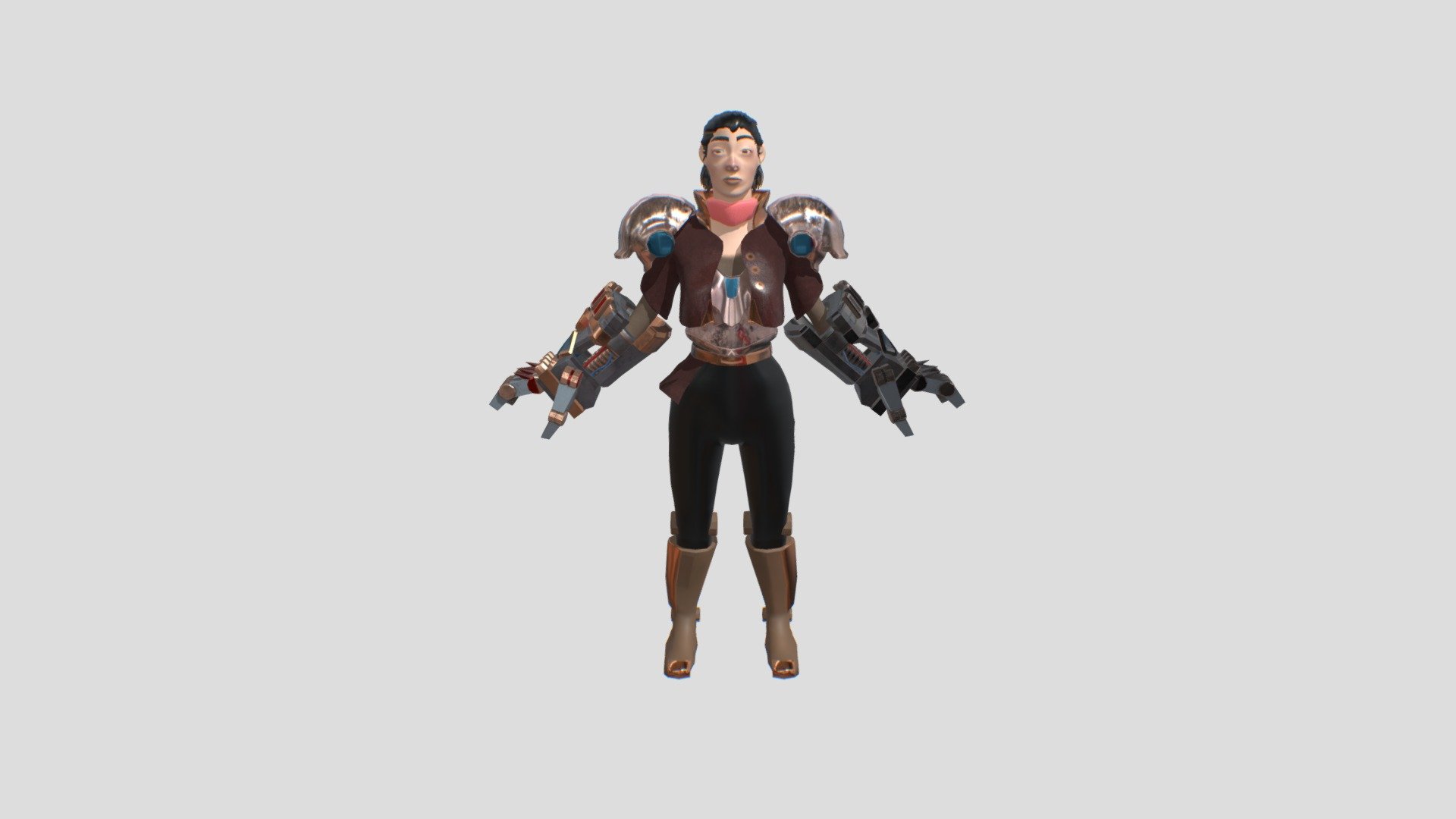 HUMAN_MODEL WITH PROP - 3D model by clairech [ac06508] - Sketchfab