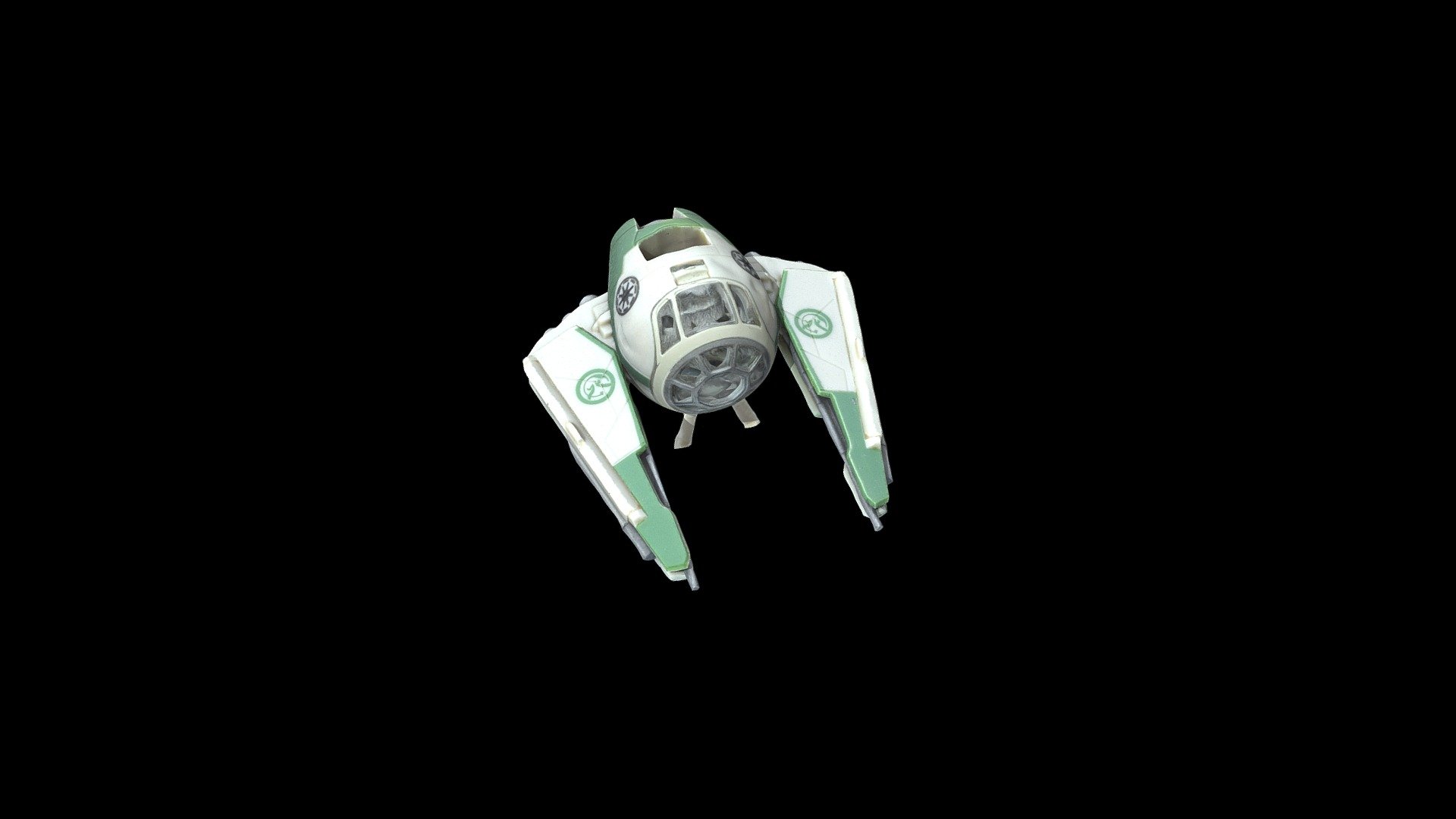 Yoda's Jedi Starfighter Parked Lowpoly - Download Free 3D model by ...