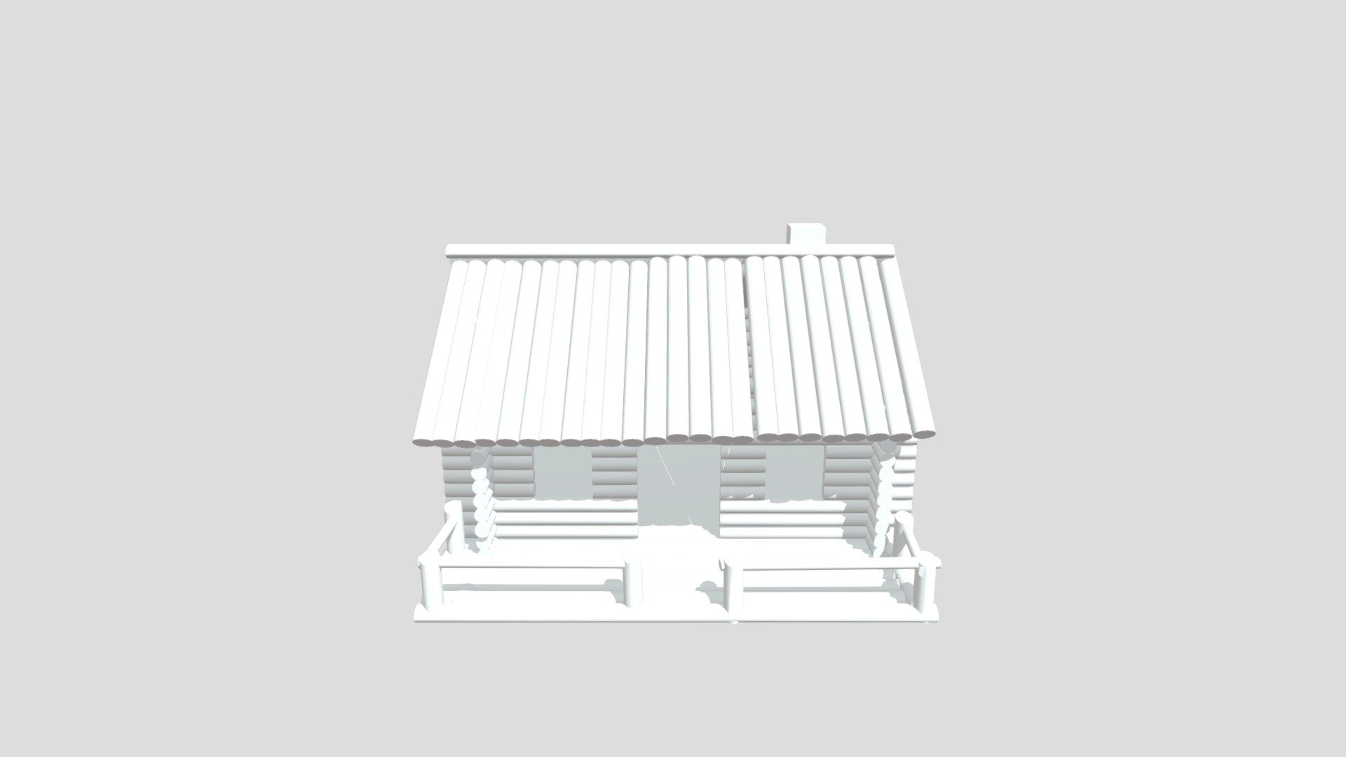 Forrest Hunting Cabin - 3D model by procv [ac085ca] - Sketchfab