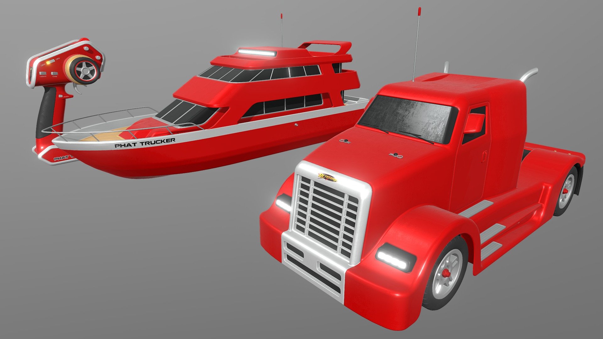 Phat Trucker [RC Revenge] - 3D model by Iza.Nagi [ac0898b] - Sketchfab