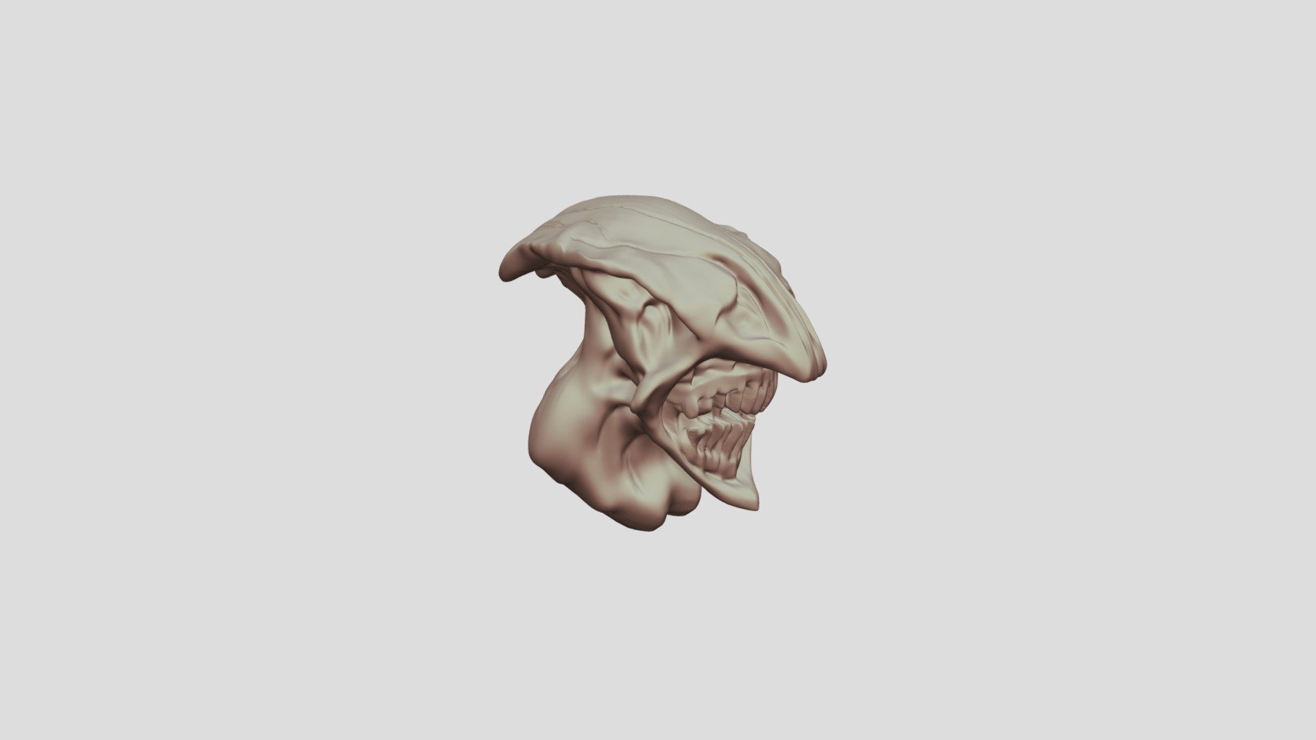 Monster Head - Download Free 3D model by Clifton Lindsey (@darksnowkuma ...
