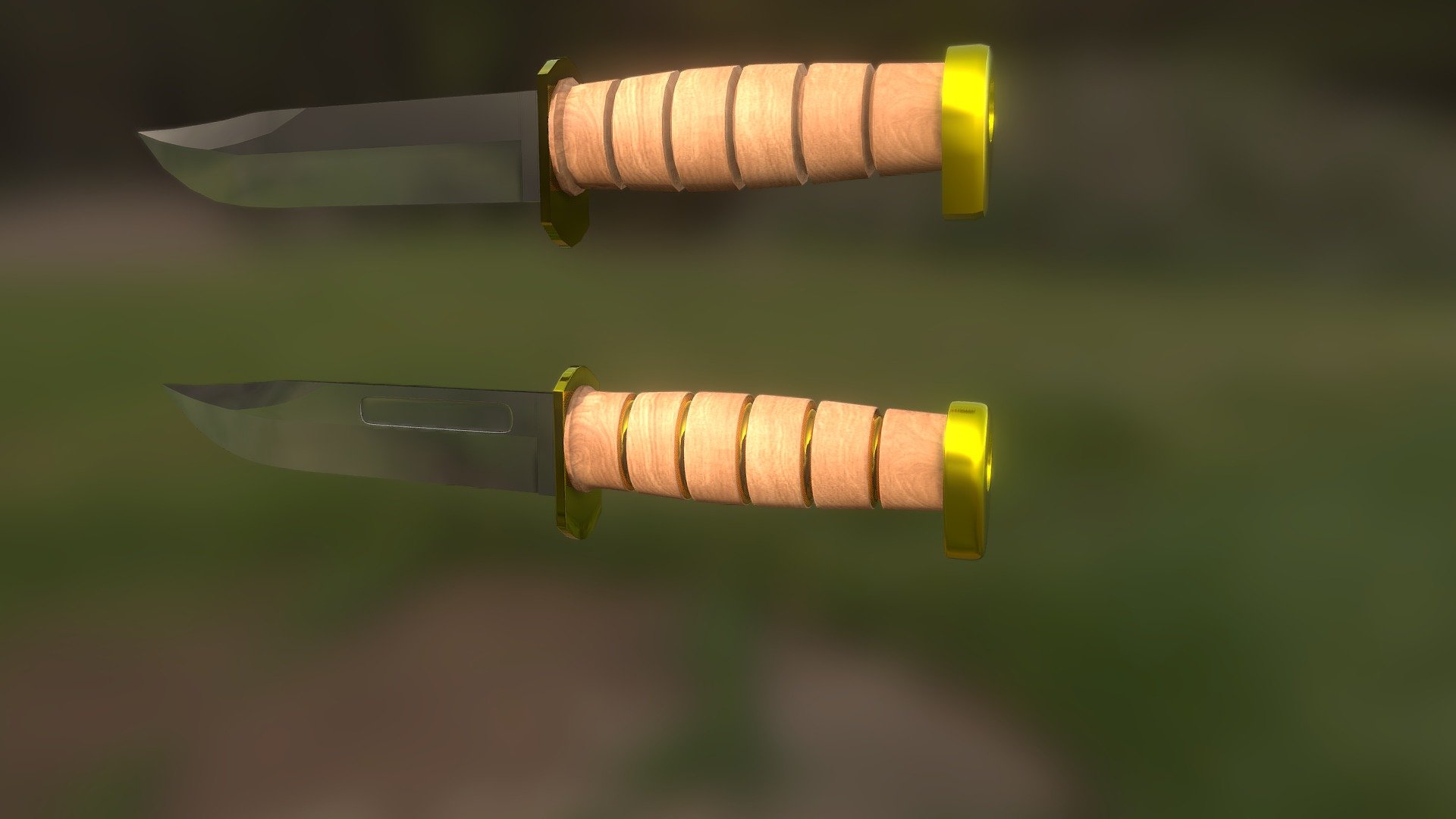 Knife2 - 3D model by Nikita.Sanotskiu [ac09fd5] - Sketchfab