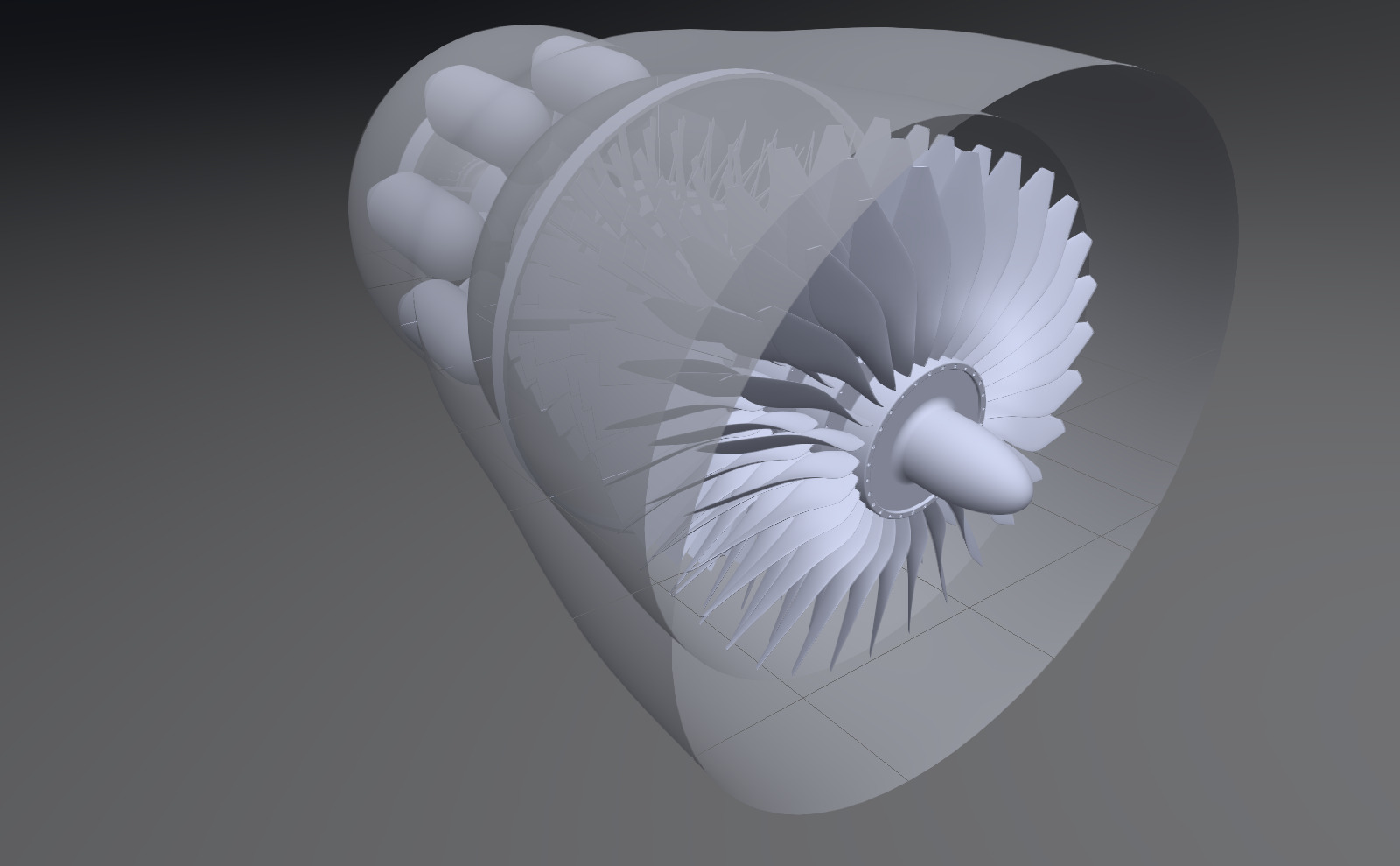 Turbine Engine - 3D model by callbusy [ac0aa5b] - Sketchfab
