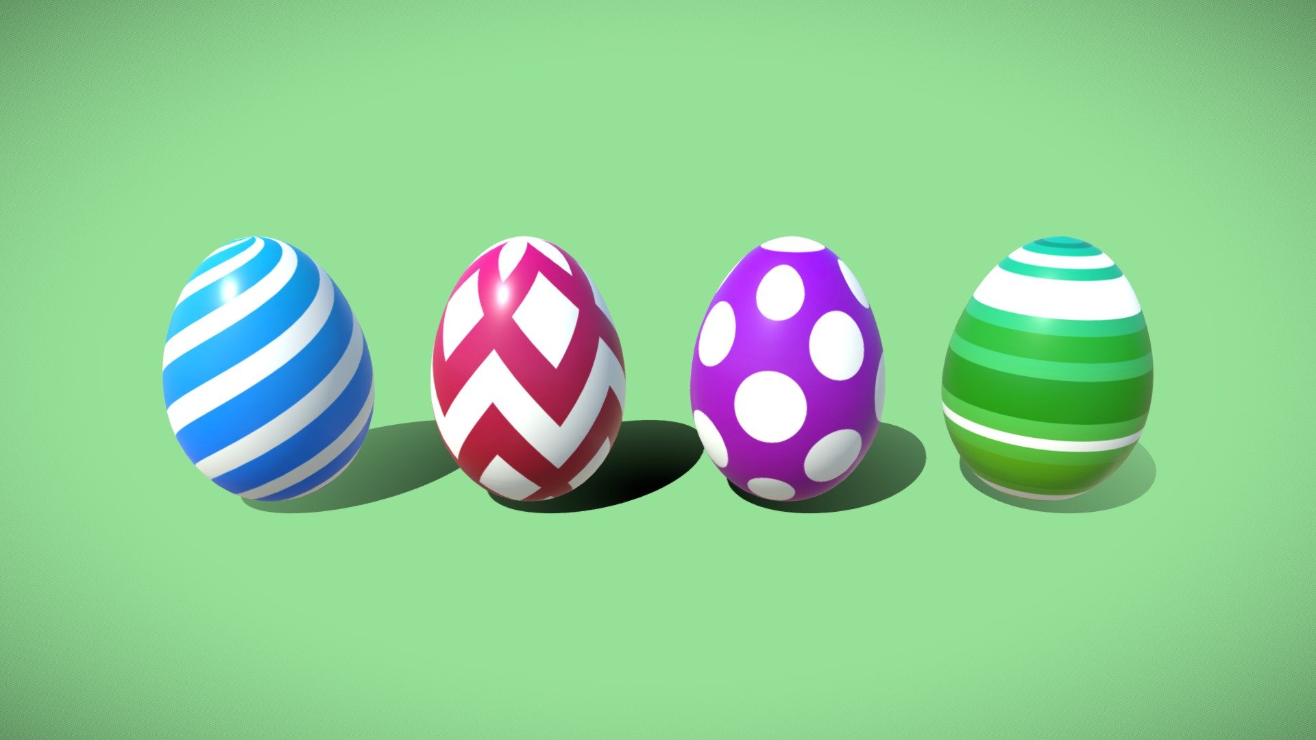 Easter Eggs - Download Free 3D model by Render at Night (@Render_at ...