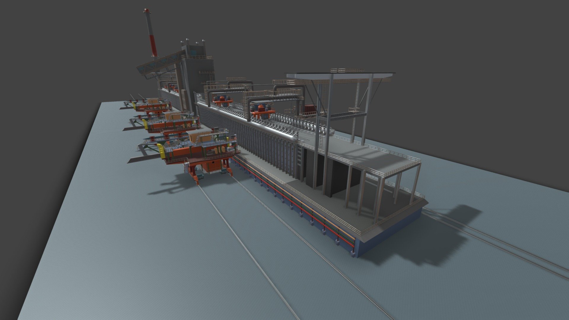 Coke Oven Battery - 3D model by IgorG (@toporcheg) [ac0b77a] - Sketchfab