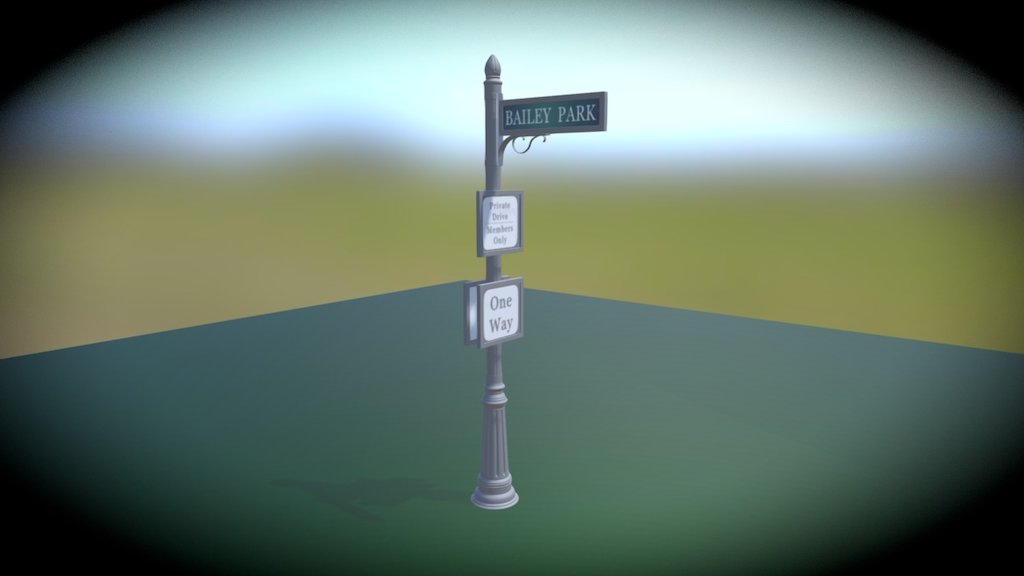 Sign Post1 - 3D model by rtompkins [ac0bded] - Sketchfab