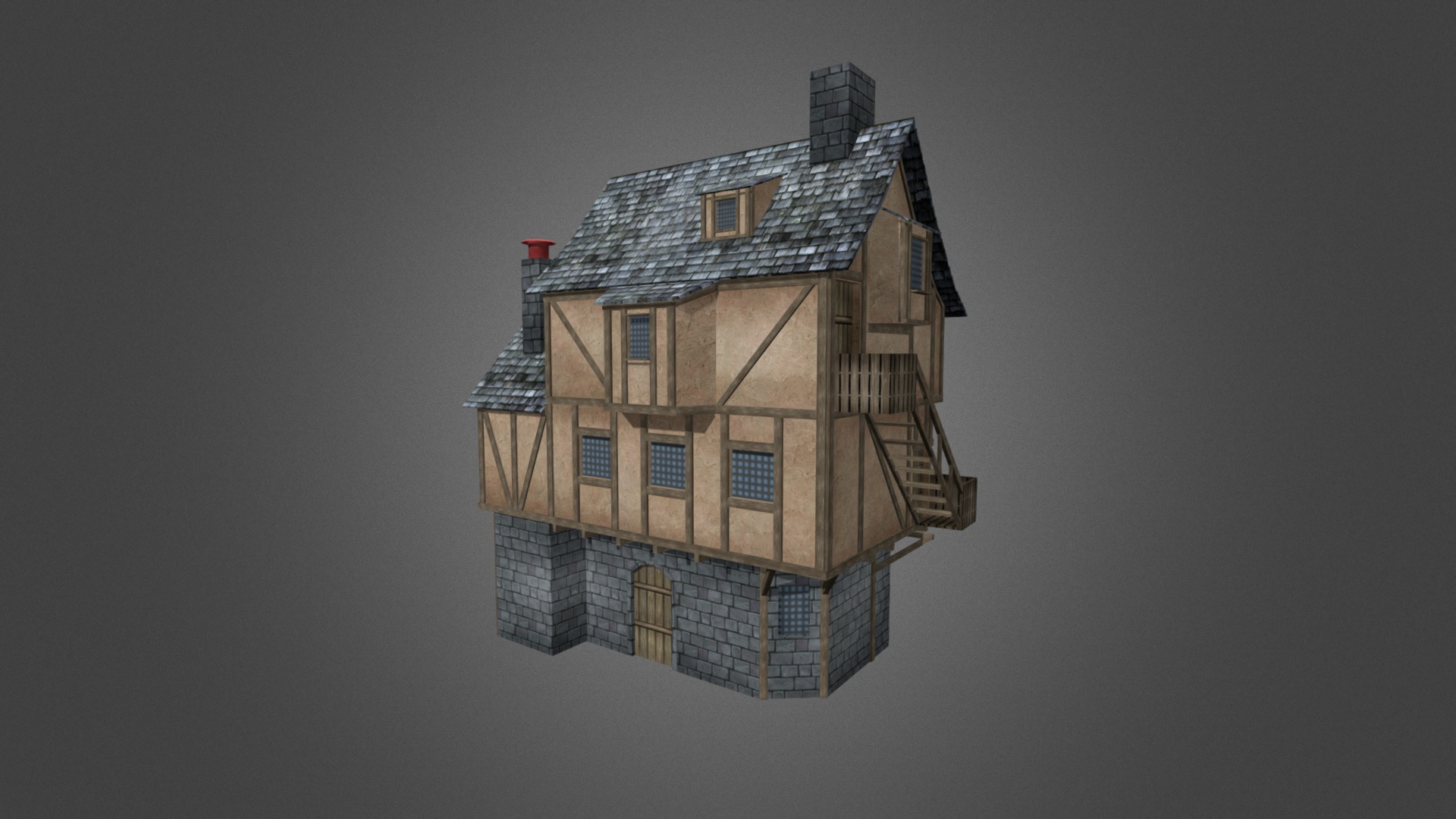 Medieval Barbican - 3D model by CG Duck (@cg_duck) [ac0dc0a] - Sketchfab