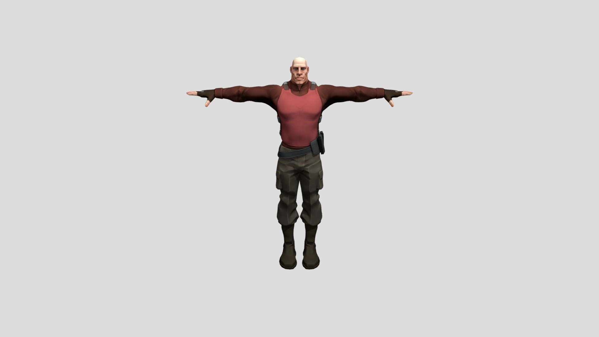 Generic Male (Skin 2) (T-pose) - Download Free 3D model by BojanV06 ...