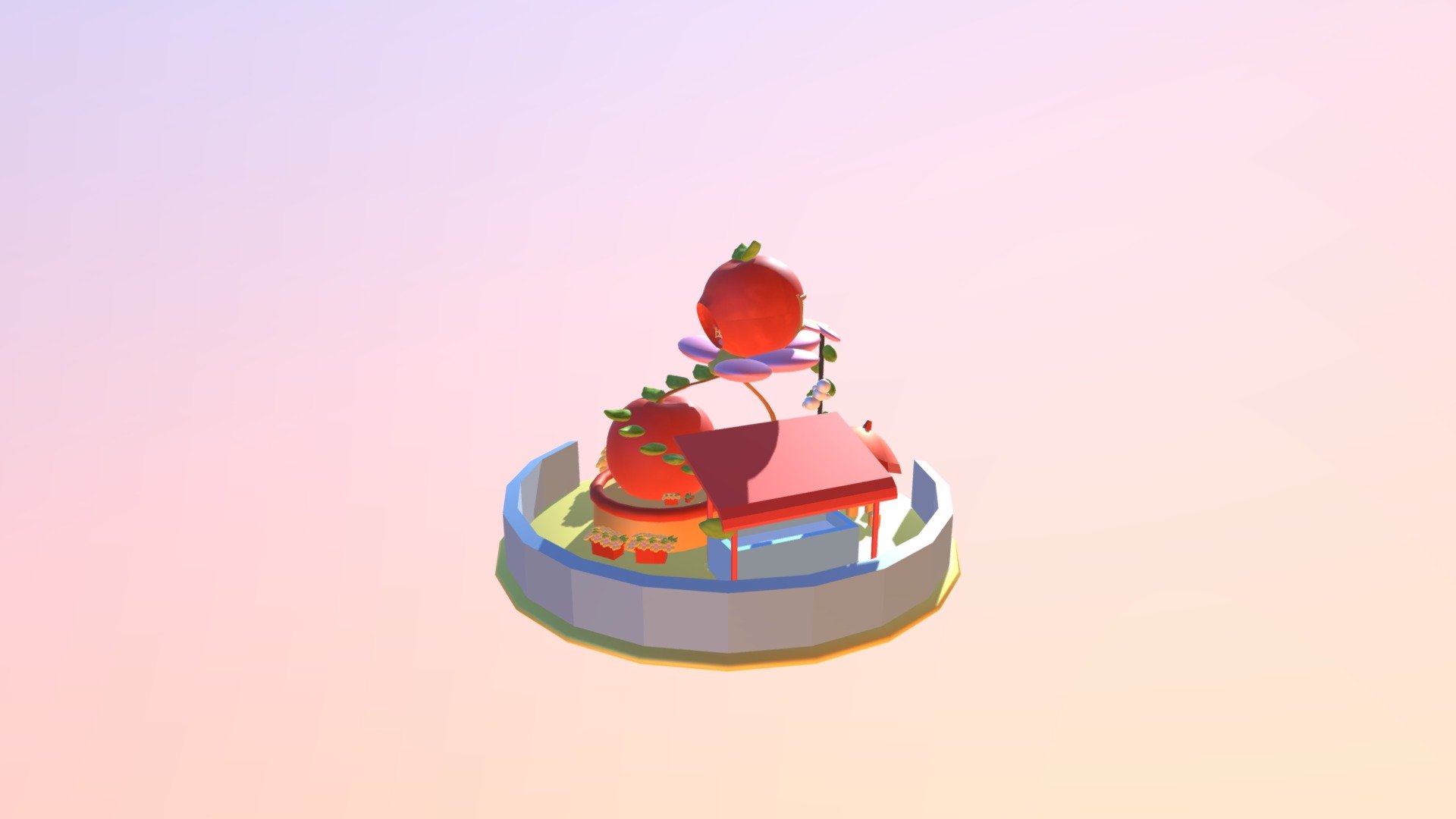 Batch034_Tan rou man cherry house - 3D model by tanrouman [ac0fdb6 ...
