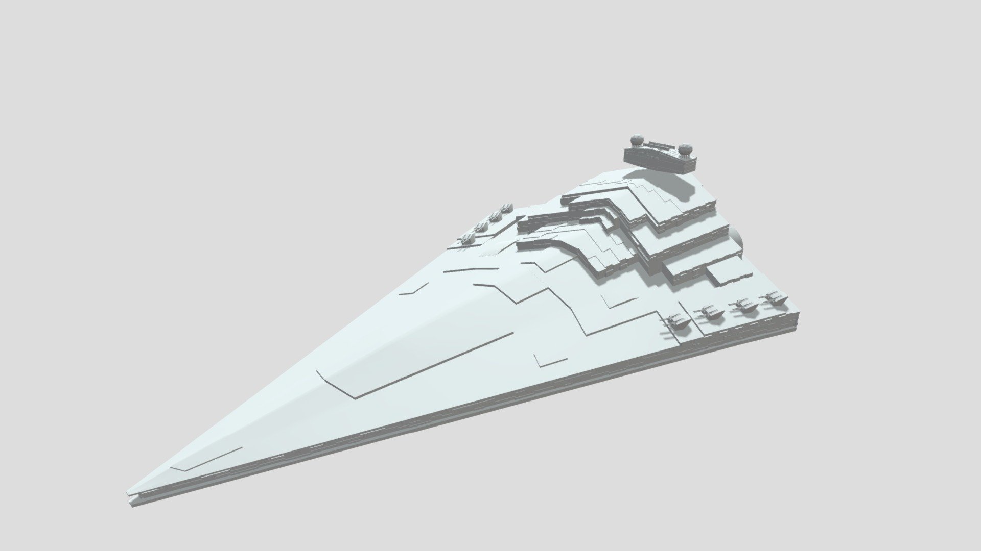 Imperial Star Destroyer (High-Poly) - Download Free 3D model by Kuat ...
