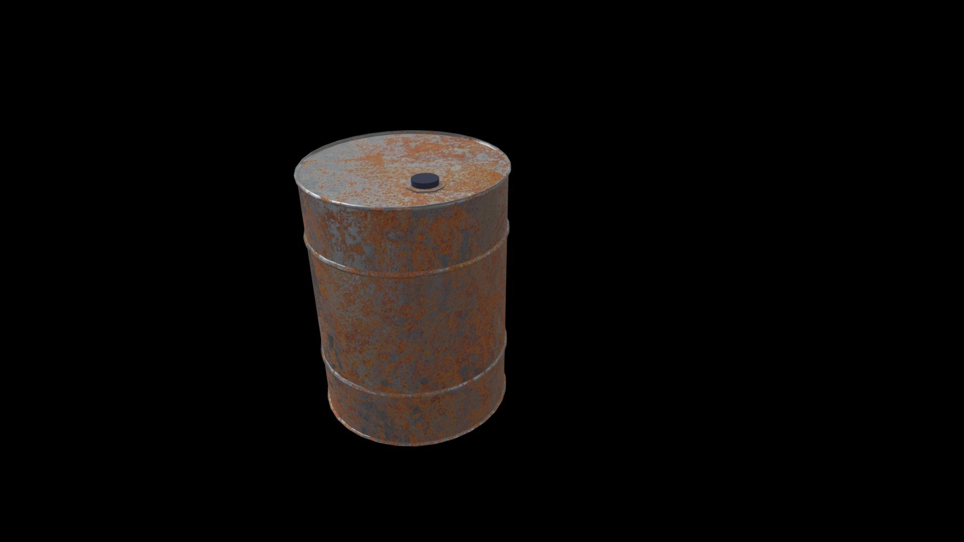 Silver Rusted Metal Oil Barrel - Download Free 3D model by AndyH83 ...