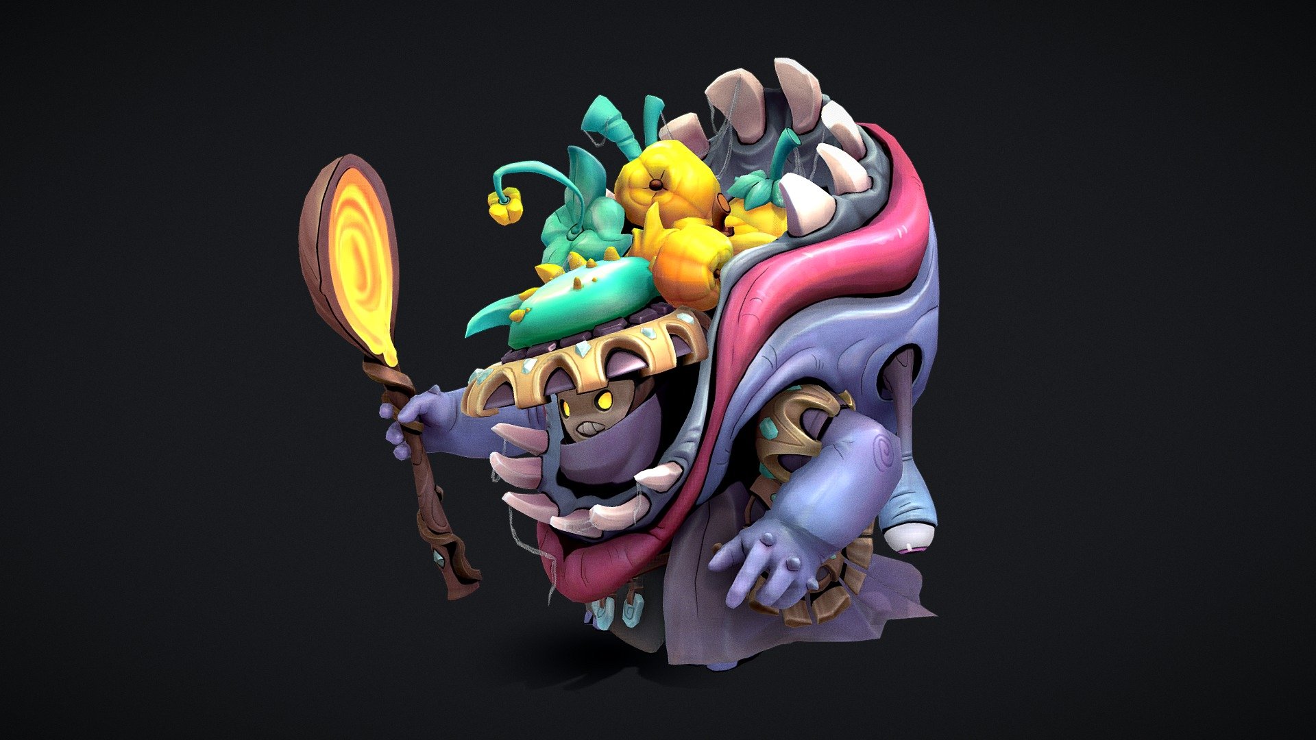 Chomp game ready character - 3D model by Daniel Boekenkamp (@Daniel ...