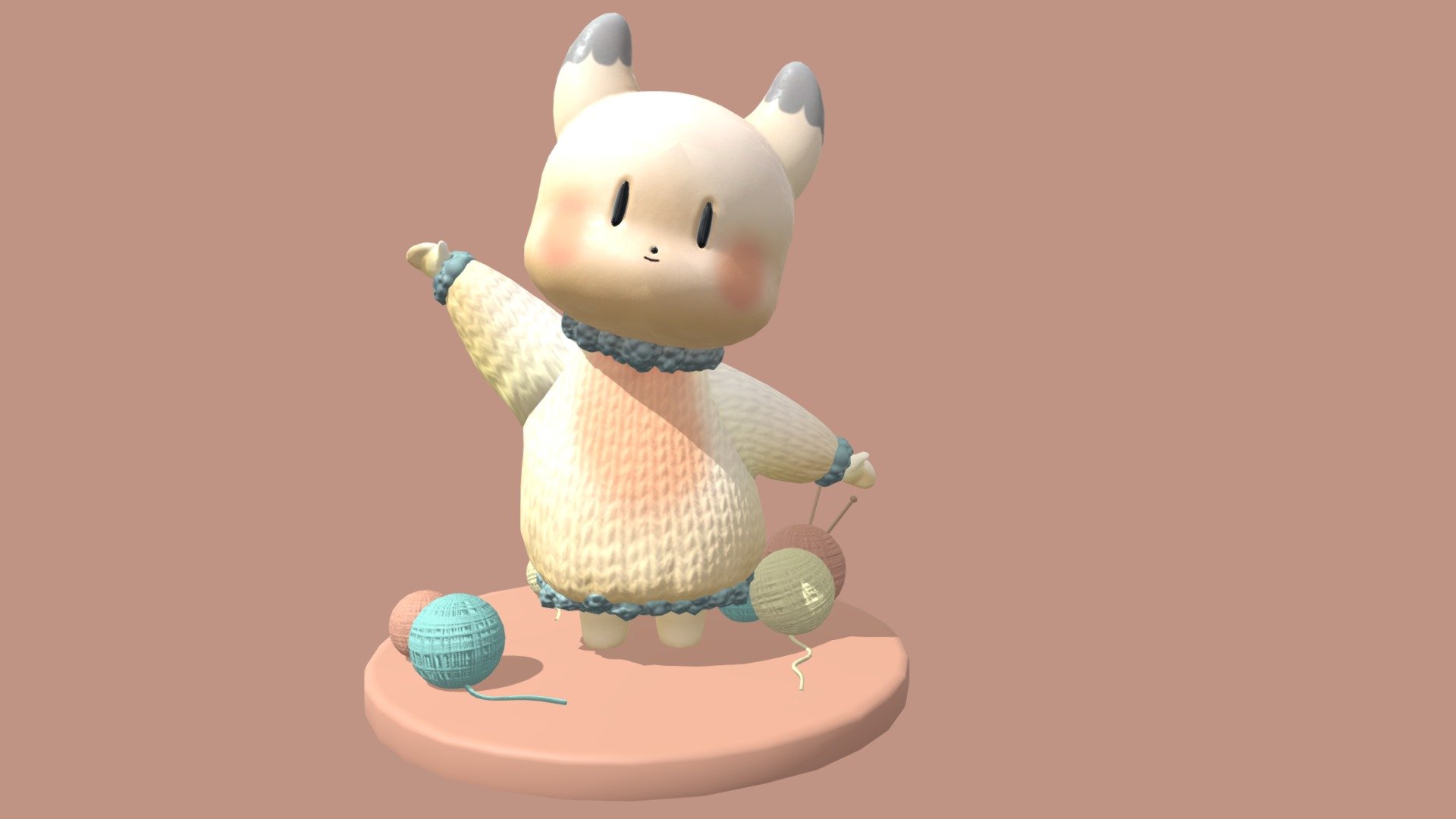 stylized monster - cute creature workshop - 3D model by hanna_siau ...