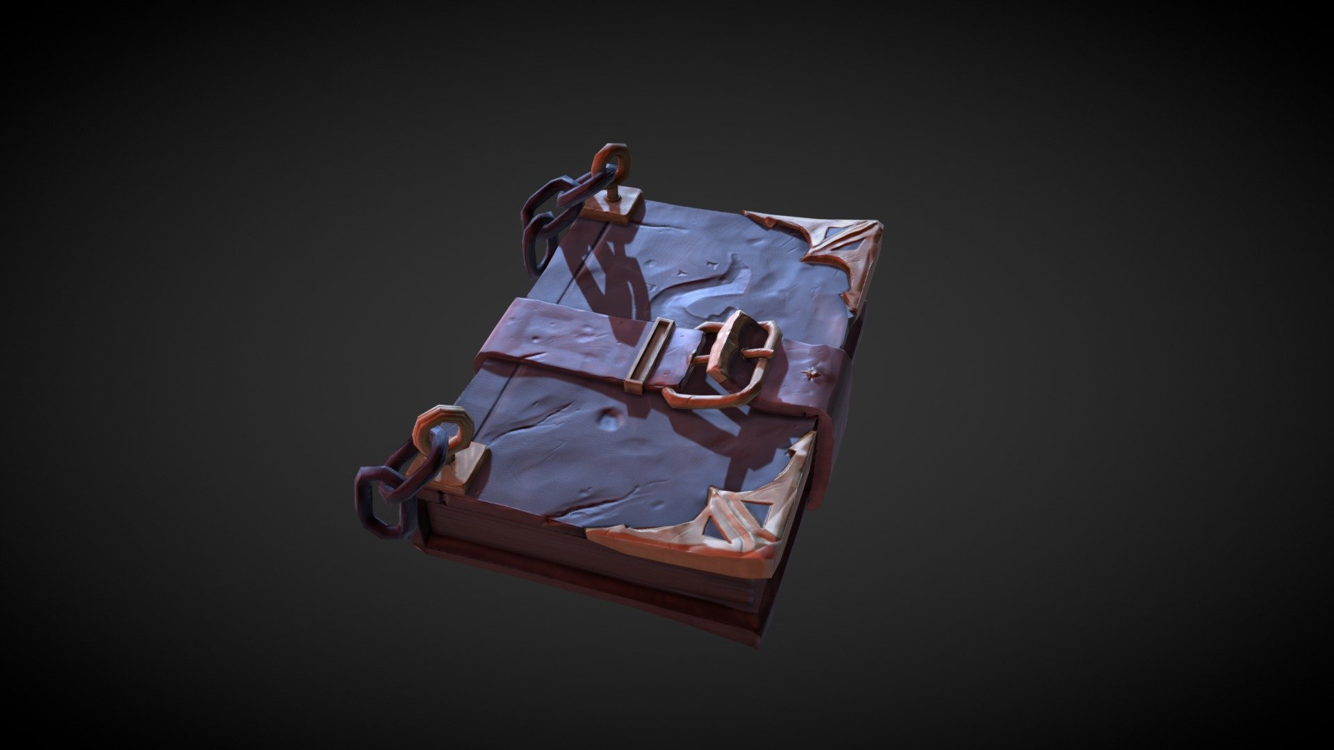 Book - asset videogame - 3D model by richard luque (@riluque) [ac14185 ...