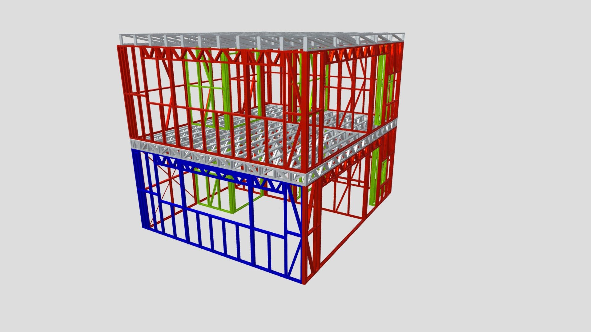 TAFE Project - Capstone House - Panel-LV1-L1 - 3D model by FRAMECAD ...