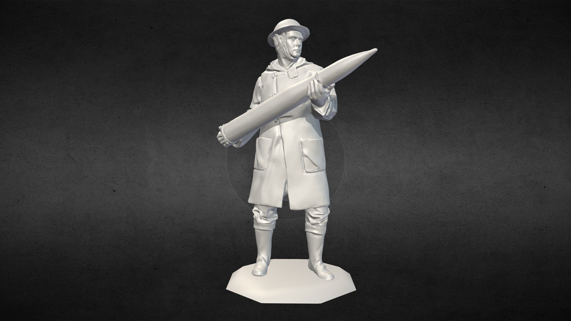 British - Artillery Gun Loader soldier 3D print - Download Free 3D ...