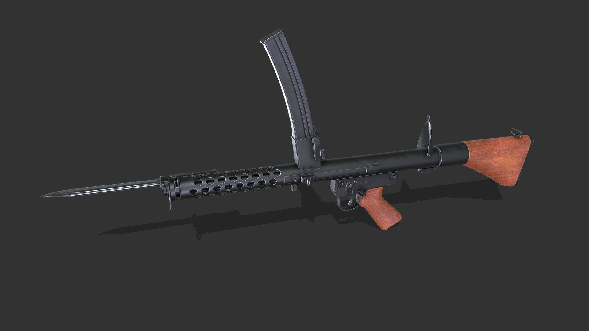 F1 Submachine Gun SMG - Buy Royalty Free 3D model by MaX3Dd [ac1c0ab ...