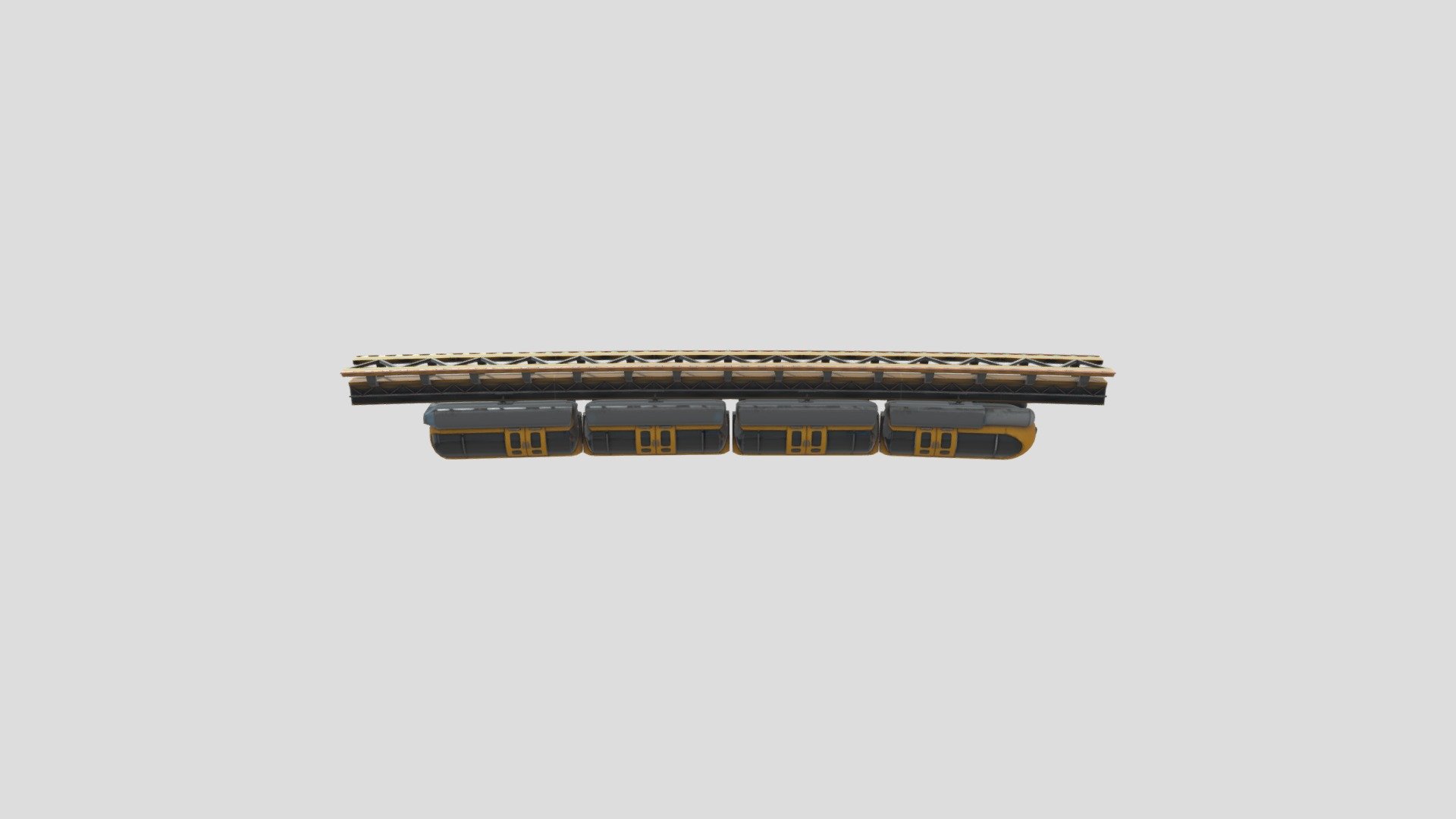 Futuristic Train - 3D model by Timothee (@TimotheeBourez) [ac1d3ee ...