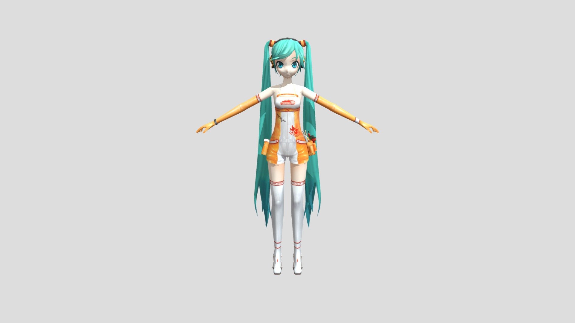 Hatsune Miku Racing - Download Free 3D model by Tigerar1 ...