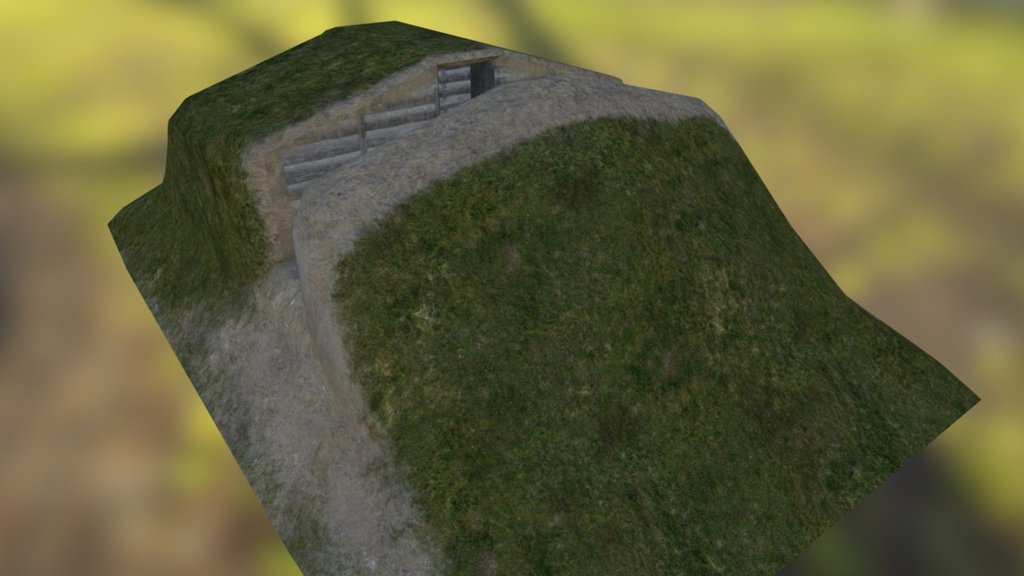 WW2 Fortification Trench Bunker FFP - 3D model by Dark Diver ...