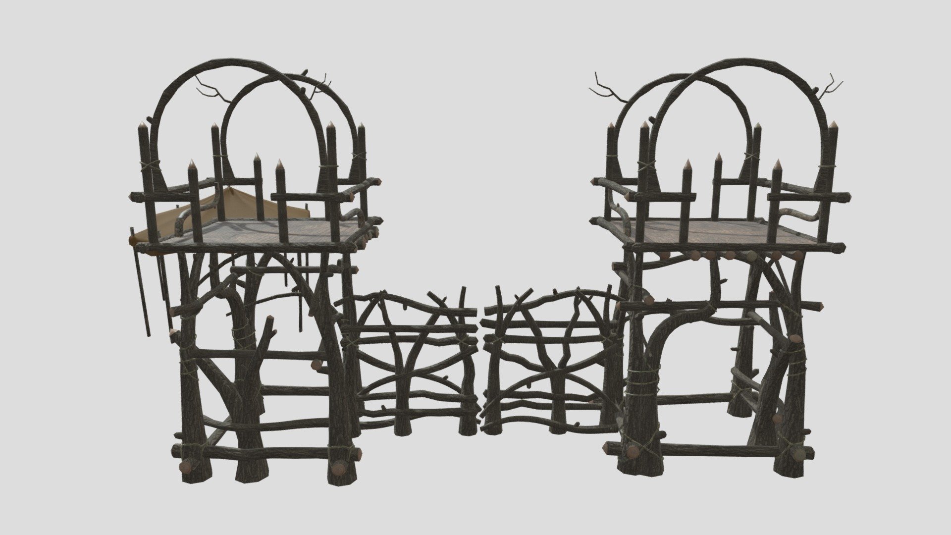 Entrance to fort - Download Free 3D model by tiger_131 [ac21938 ...
