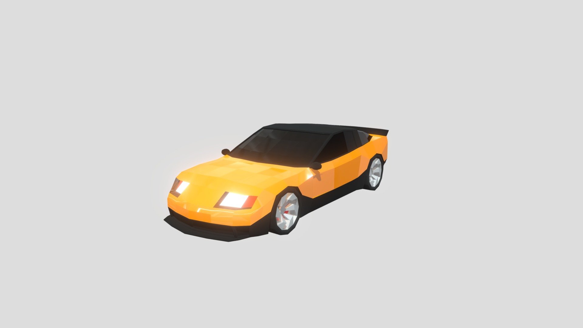 Low Poly Car Muscle Car 2 - Download Free 3D model by the 86 guy (@the ...