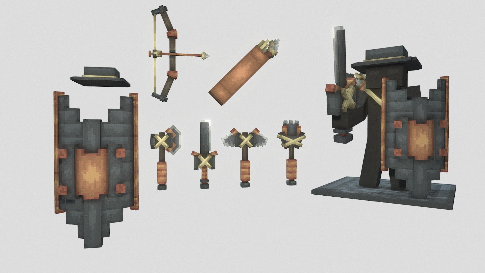 Medieval Weapon/Tools - 3D model by Jameson (@JamesonJr) [ac240f8 ...