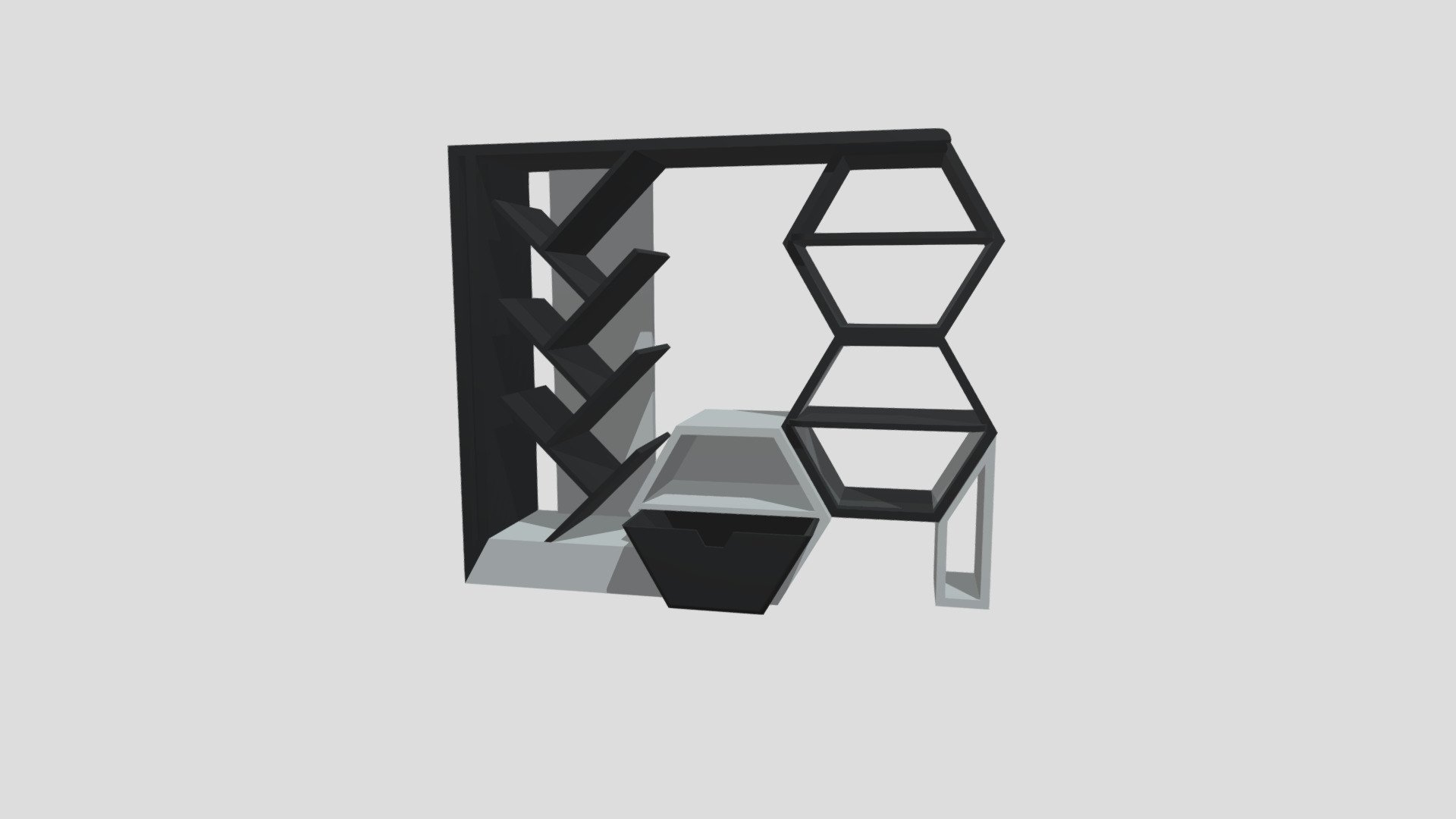 book rack - 3D model by zakwanmahalli [ac2479b] - Sketchfab